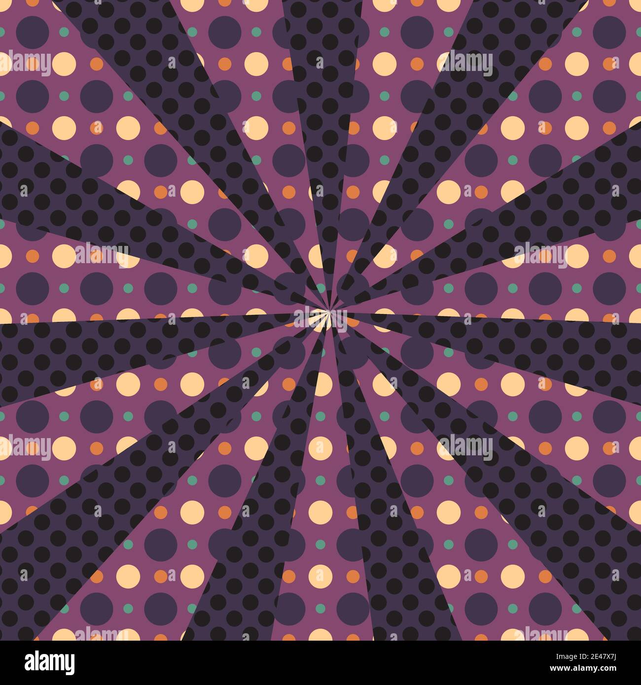 An abstract dot pattern burst shape background image Stock Vector Image ...