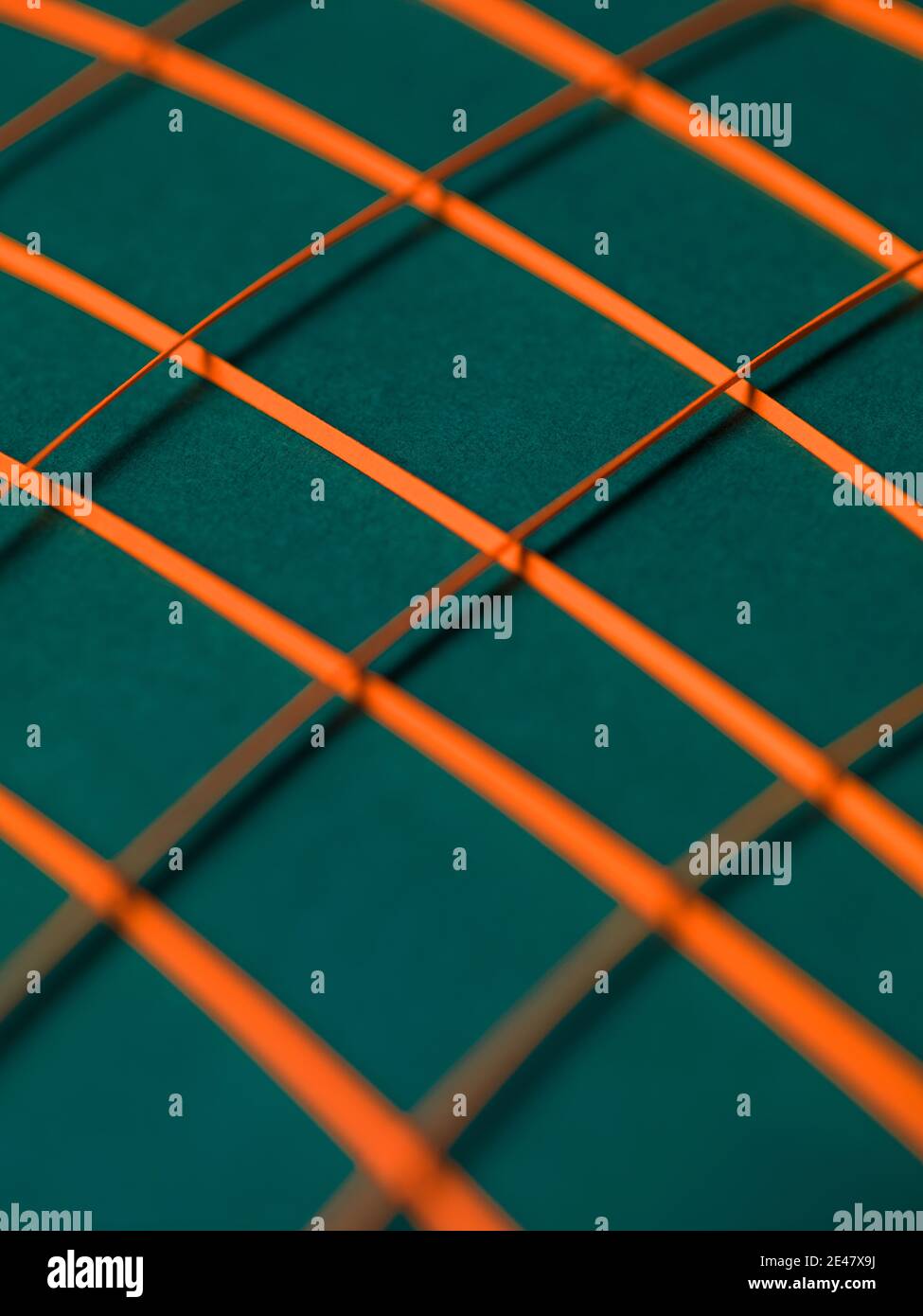 Abstract macro background made from blue and orange paper Stock Photo ...