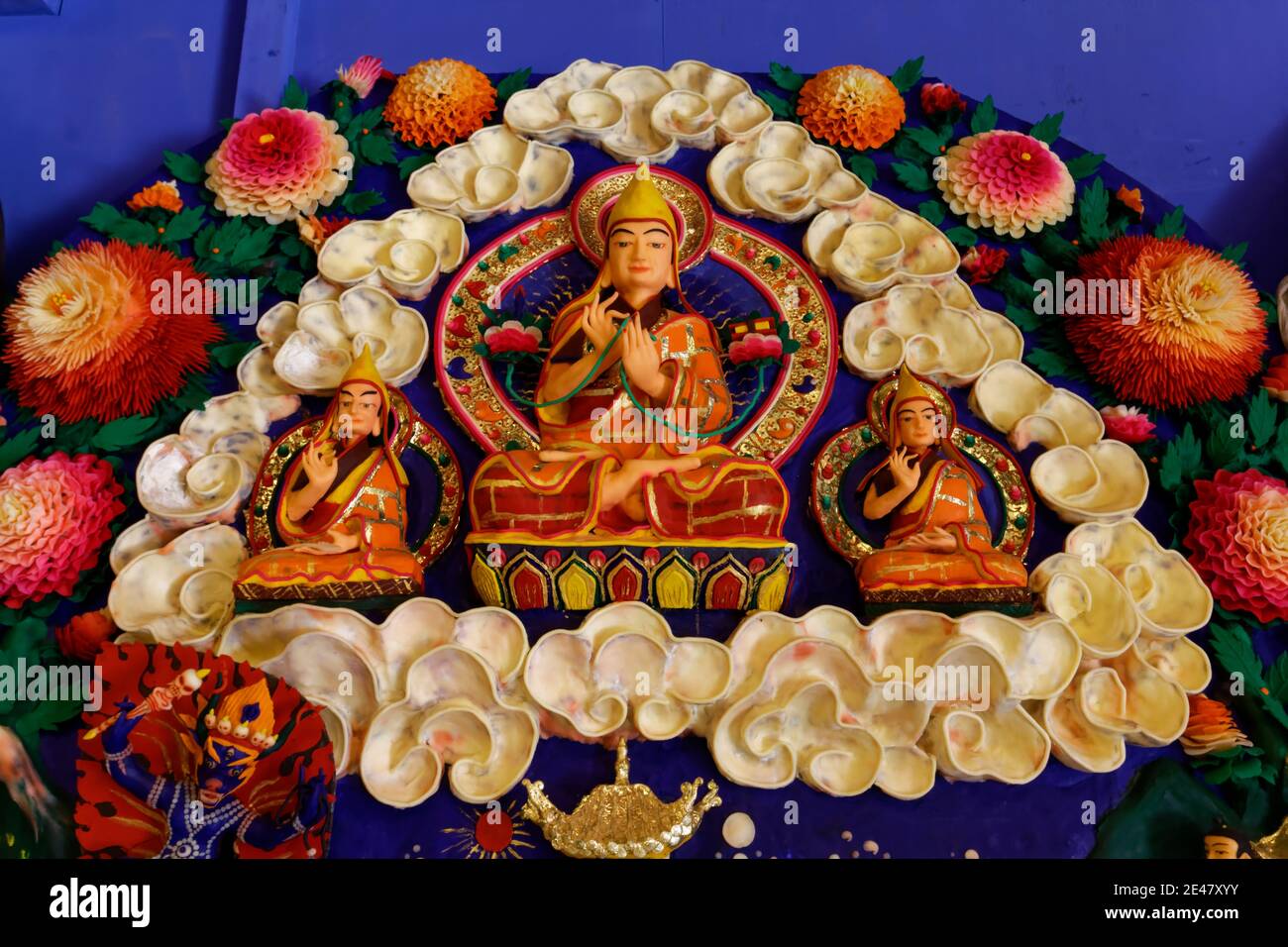 Xiahe, Gansu, the home of famous Labrang monastery Stock Photo - Alamy