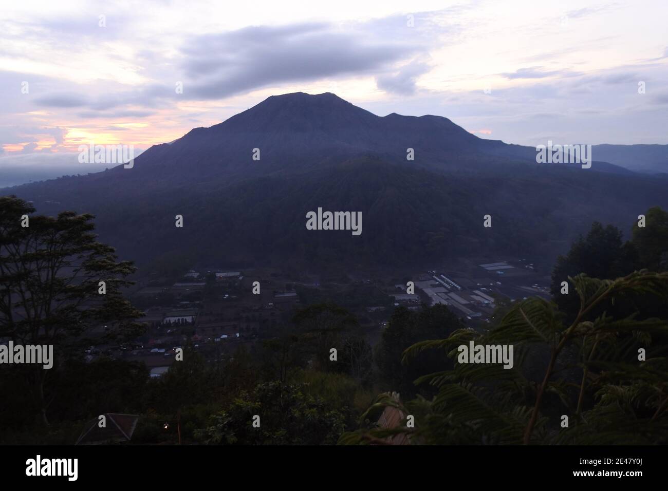 Mountain rural landscape at suns Stock Photo - Alamy