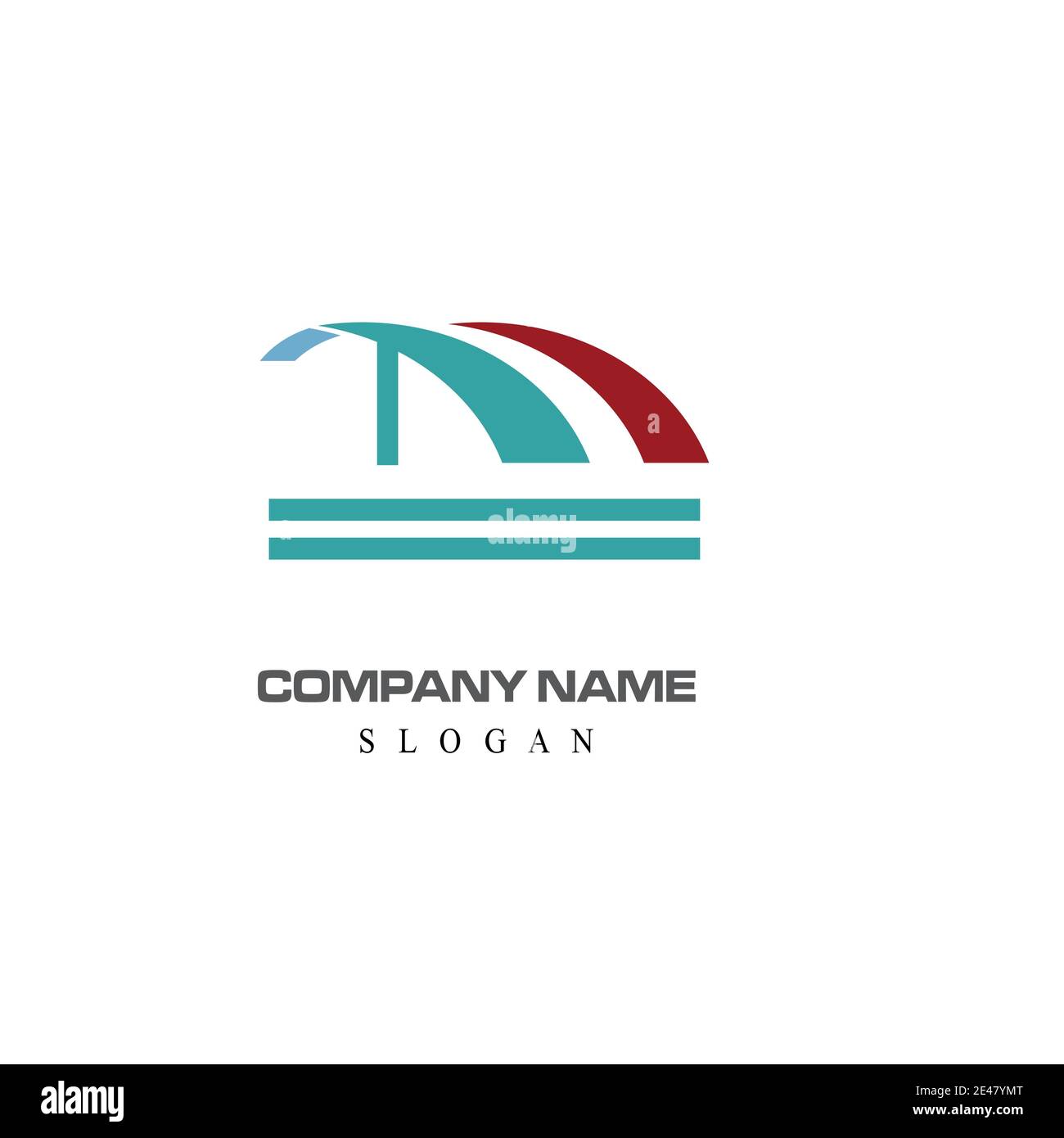 Bridge Logo Template vector icon illustration design Stock Vector Image ...