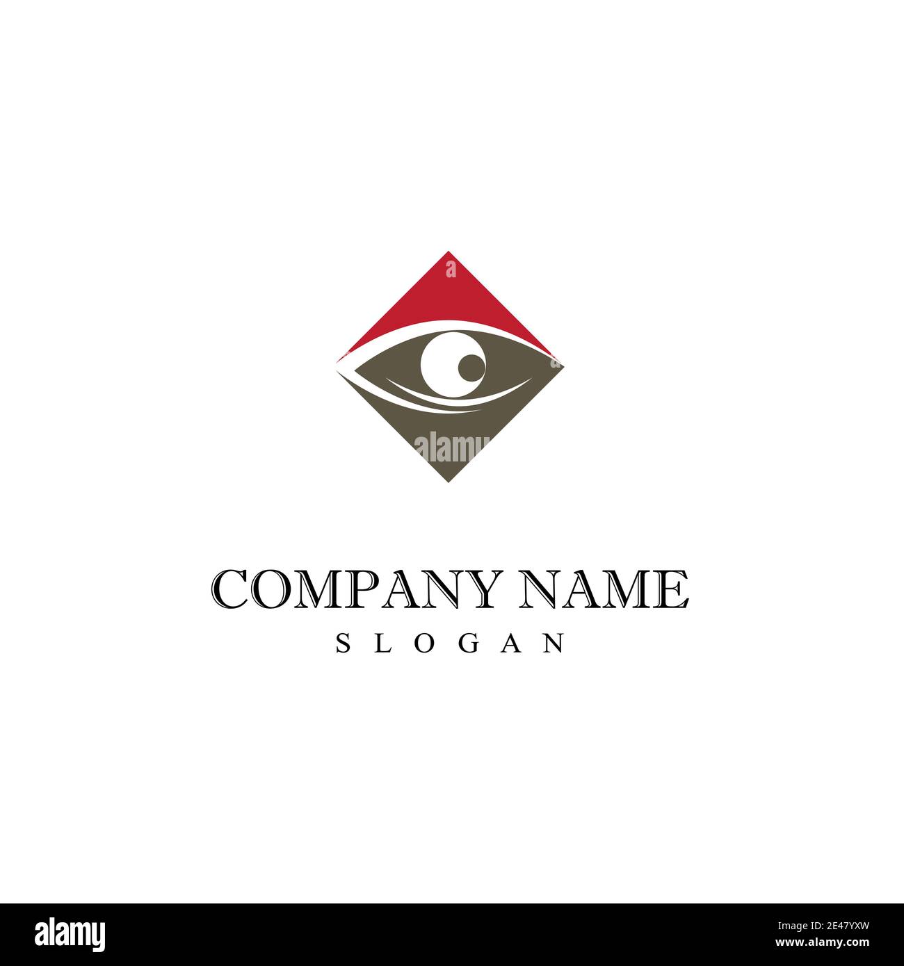 Branding Identity Corporate Eye Care vector logo design Stock Vector ...