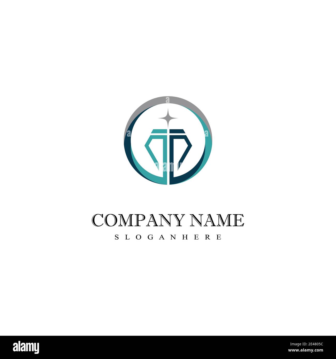 Diamond Logo Template vector symbol nature Stock Vector Image & Art - Alamy
