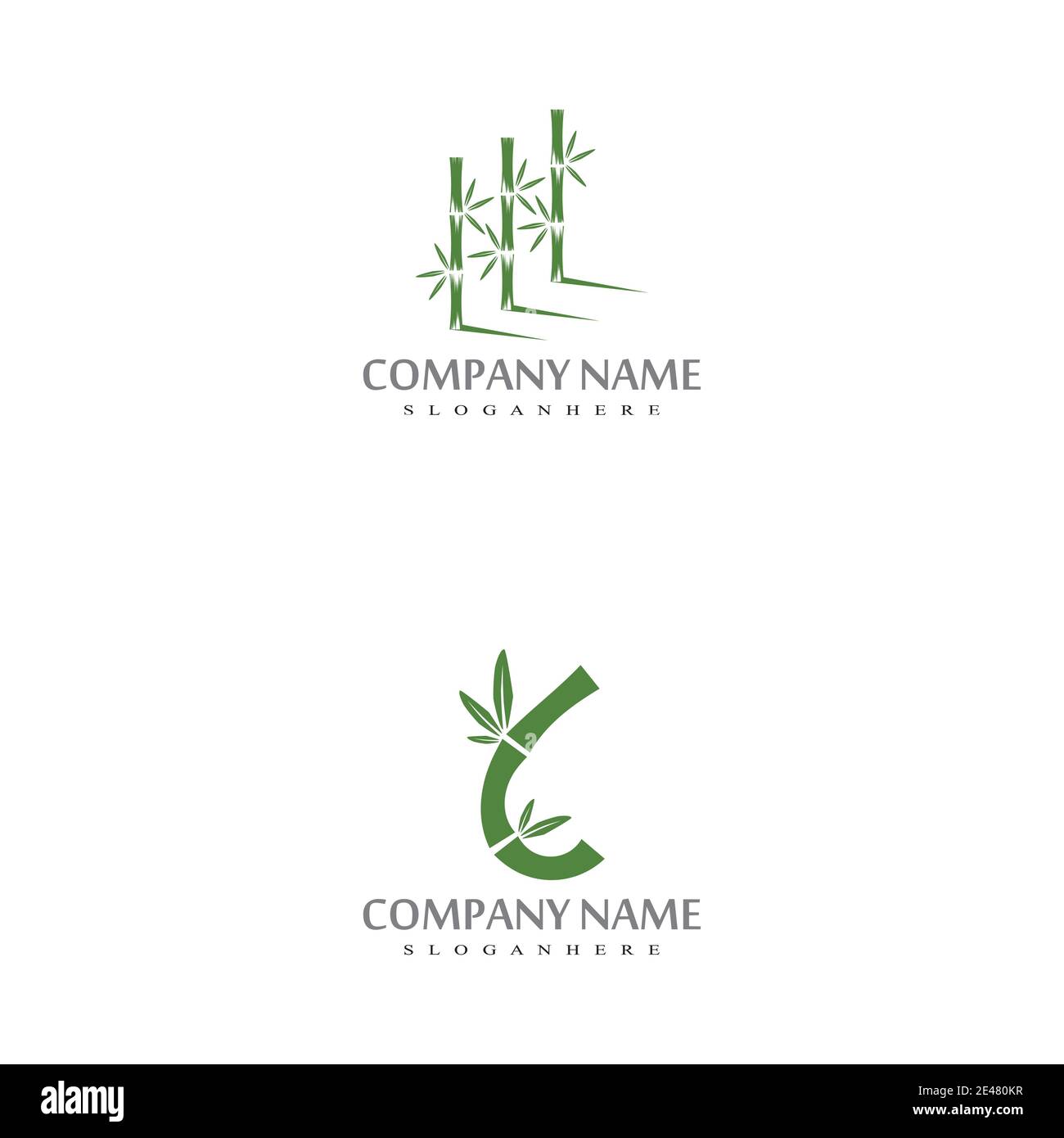 Bamboo Logo Template vector icon illustration design Stock Vector Image ...