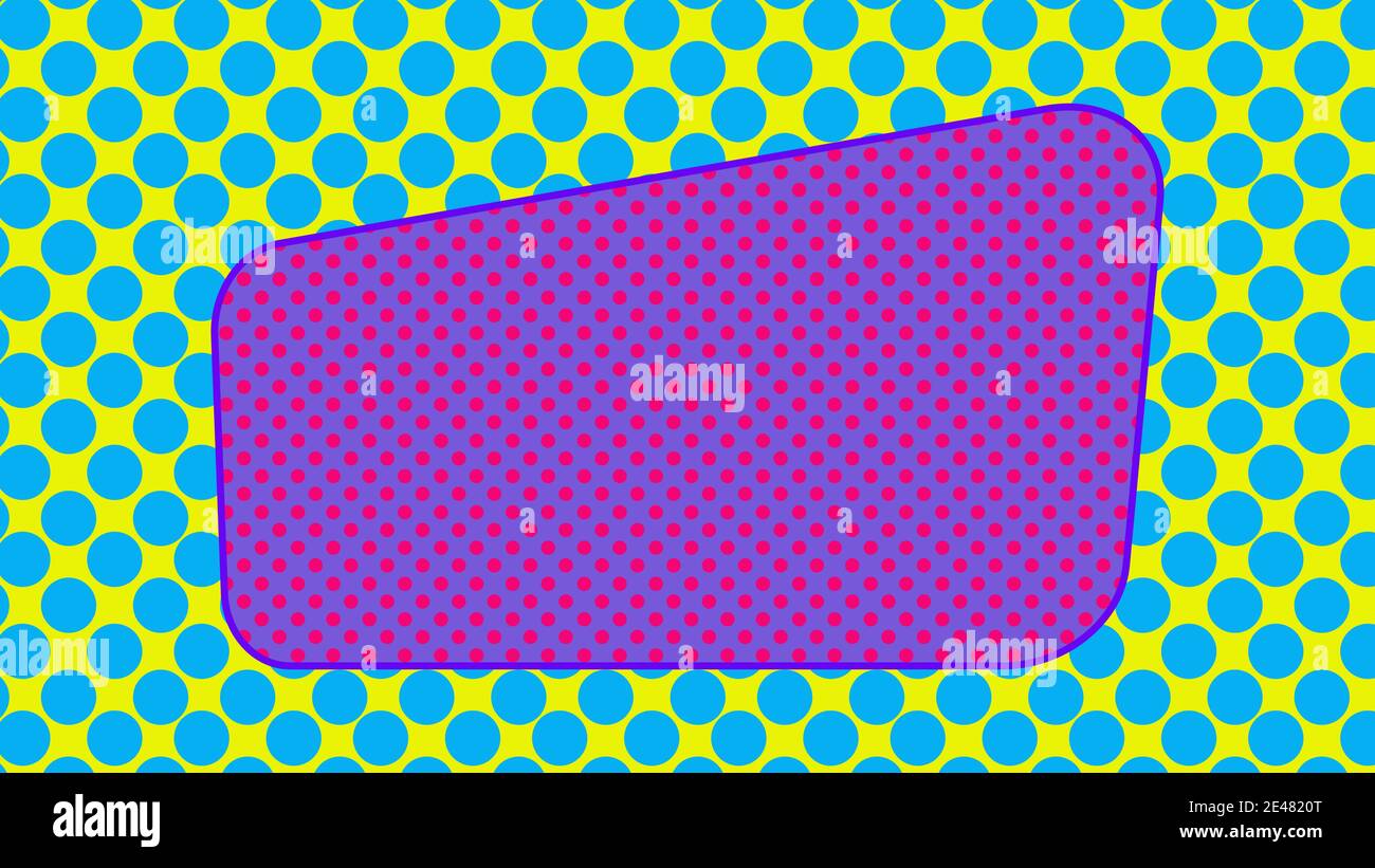 An abstract retro neon dot pattern border background image Stock Vector ...