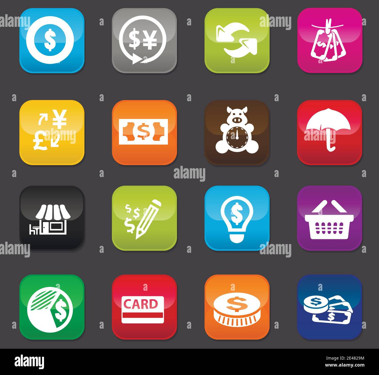 E-commers icons set Stock Vector Image & Art - Alamy