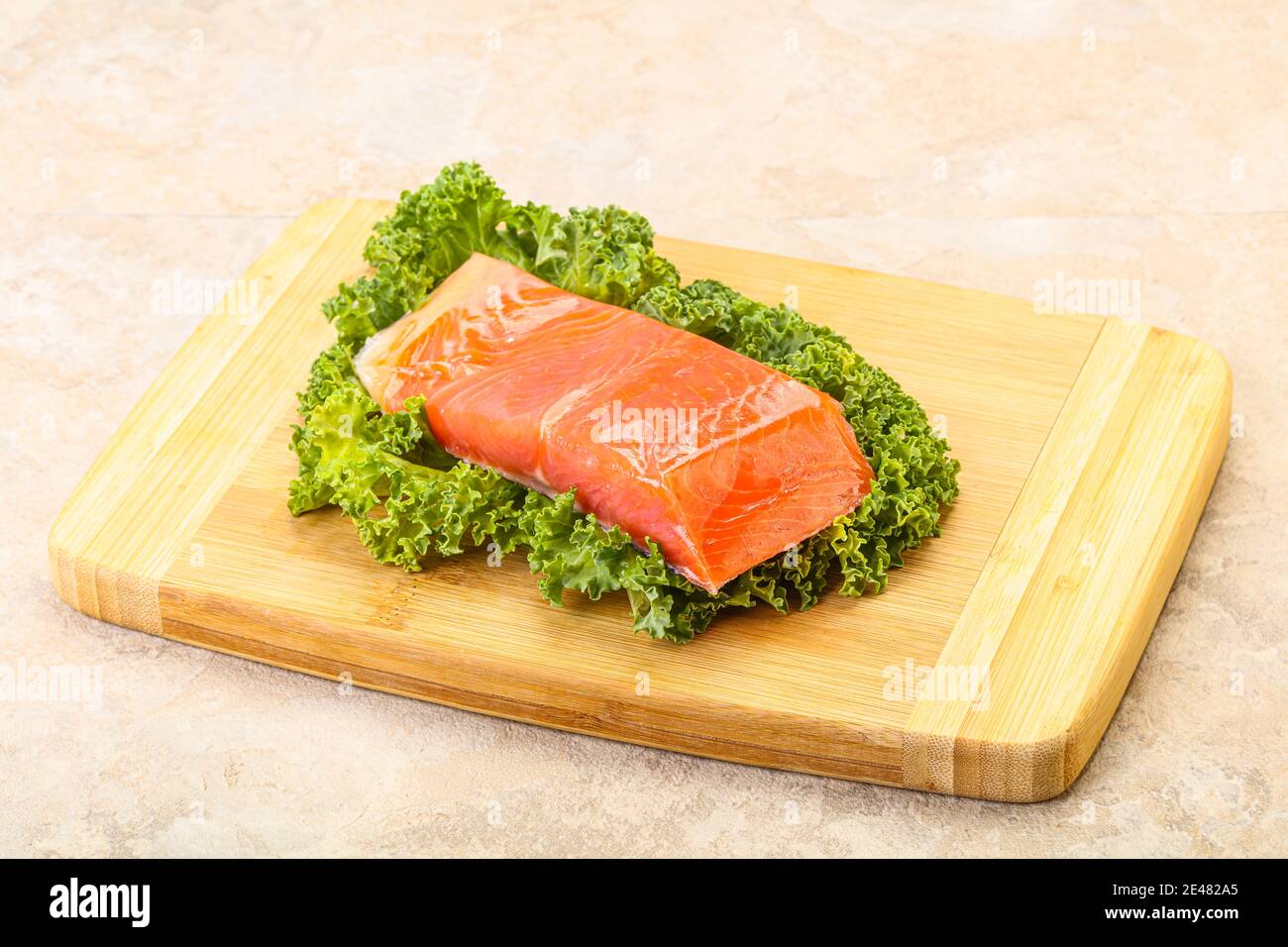 Tasty Salmon fillet slice for cooking Stock Photo - Alamy