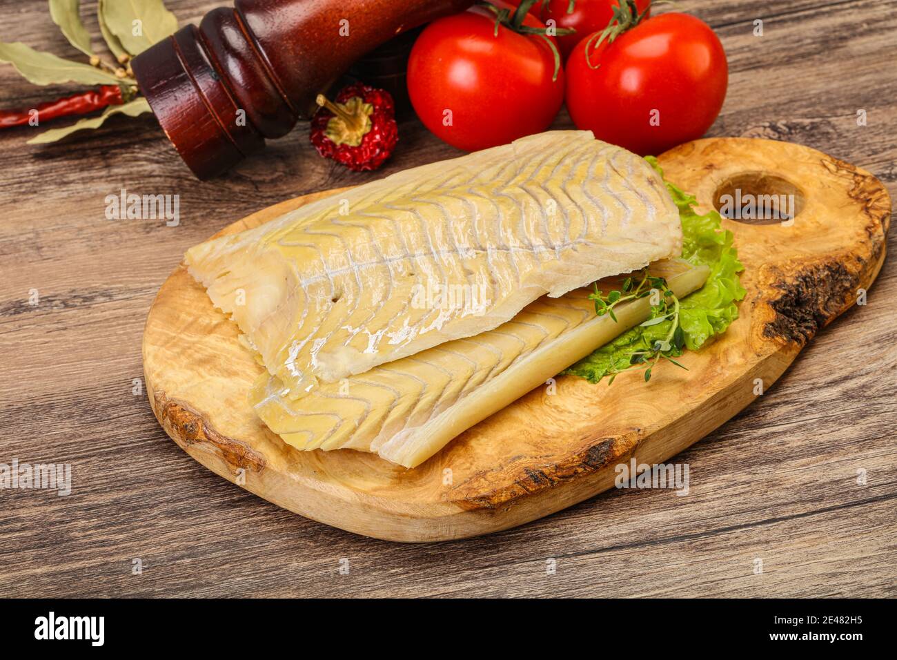 Raw cod fish fillet for cooking Stock Photo - Alamy