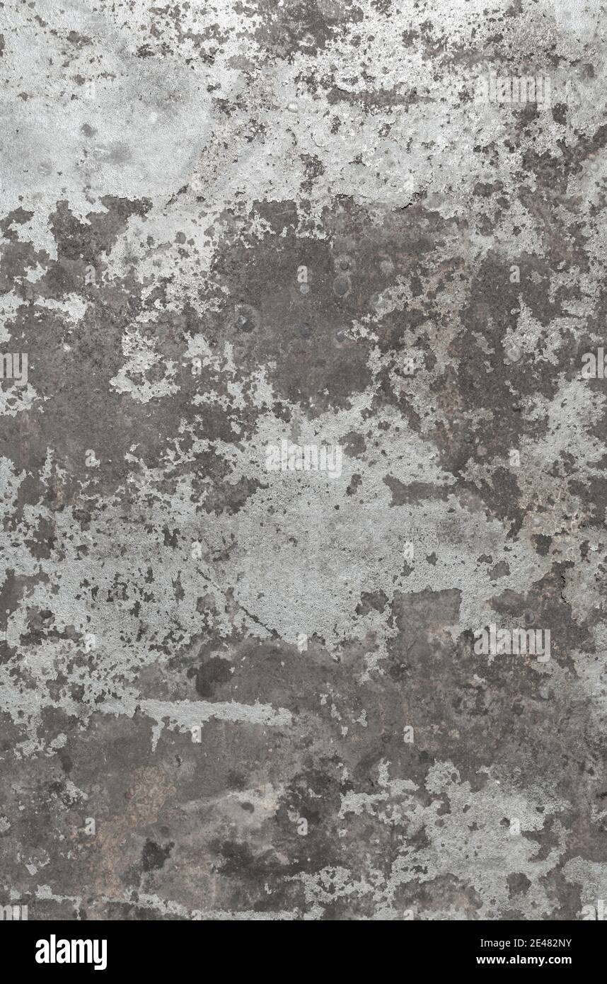 Dark Hard Rust On An Old Sheet Of Metal Texture. Iron Surface Full Area ...