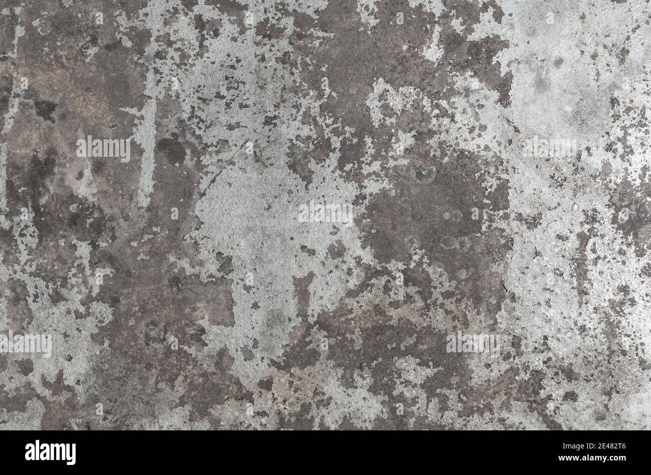 Dark Hard Rust On An Old Sheet Of Metal Texture. Iron Surface Full Area ...