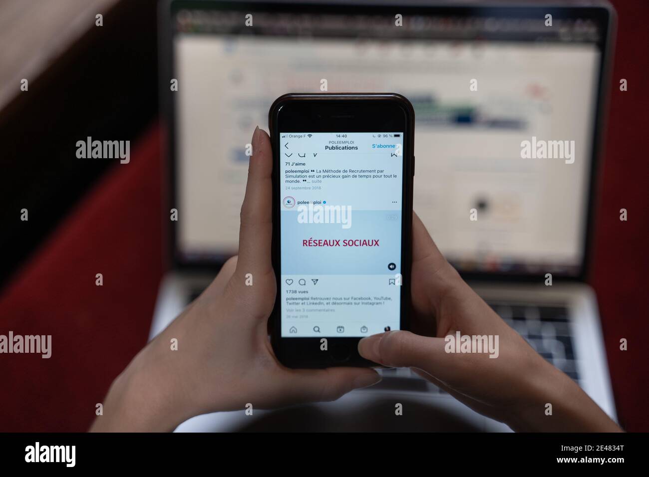 Graphical user interface, text, application, chat or text message Stock Photo - Alamy