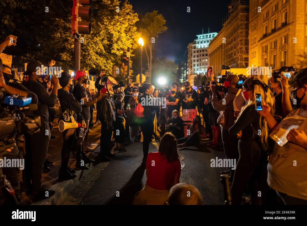 There has been a lot of protests in Washington DC. Many angry ...