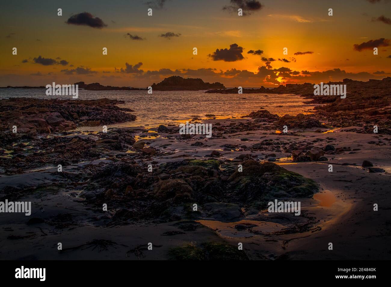 Guernsey landscape sunset hi-res stock photography and images - Alamy