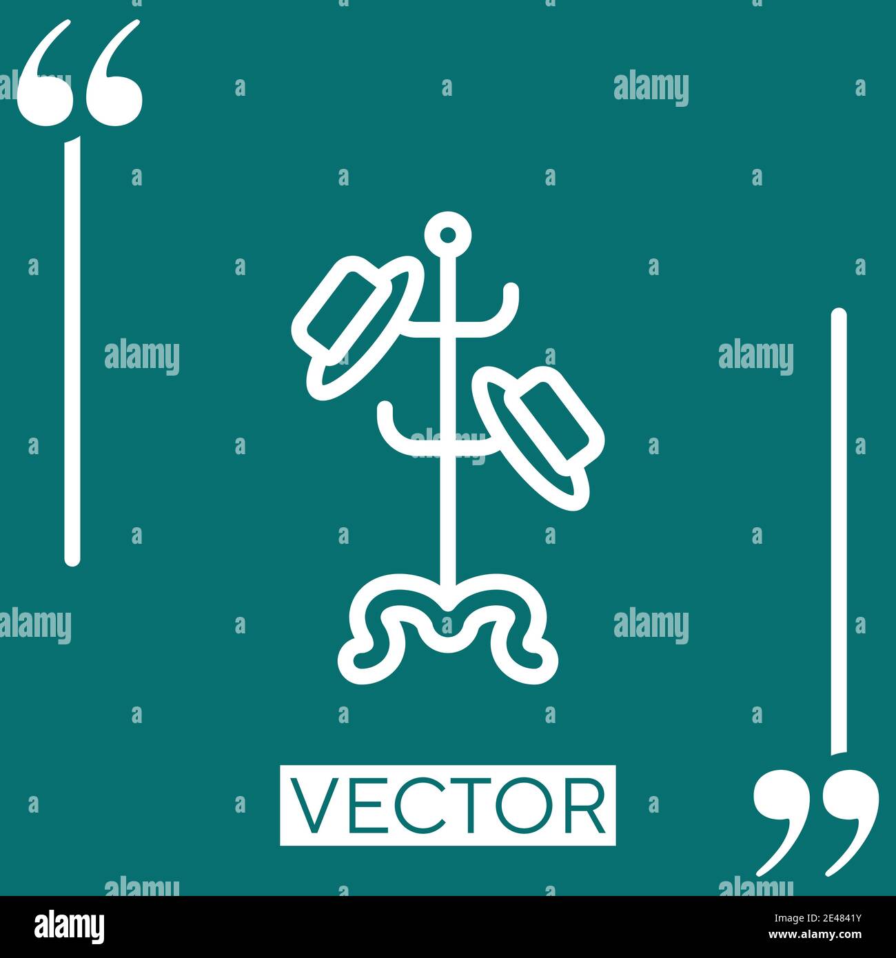 Black metal empty rack Stock Vector Images - Alamy