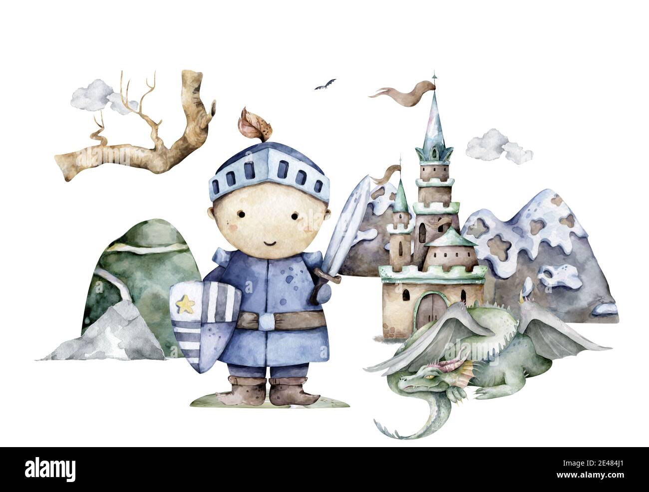 Woman protects with shield hi-res stock photography and images - Alamy