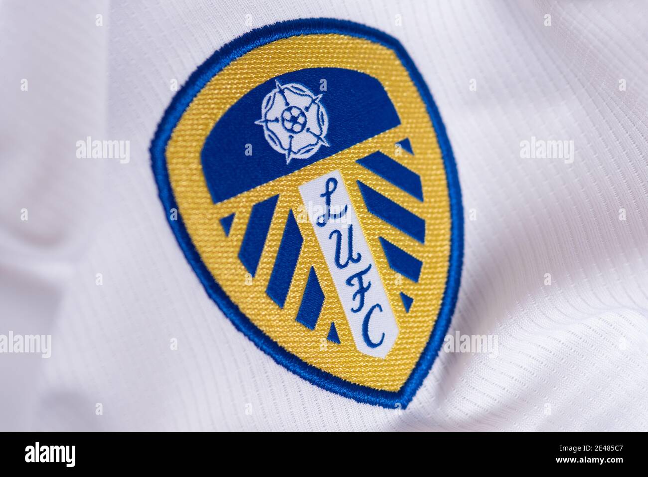 Leeds fc logo hi-res stock photography and images - Alamy