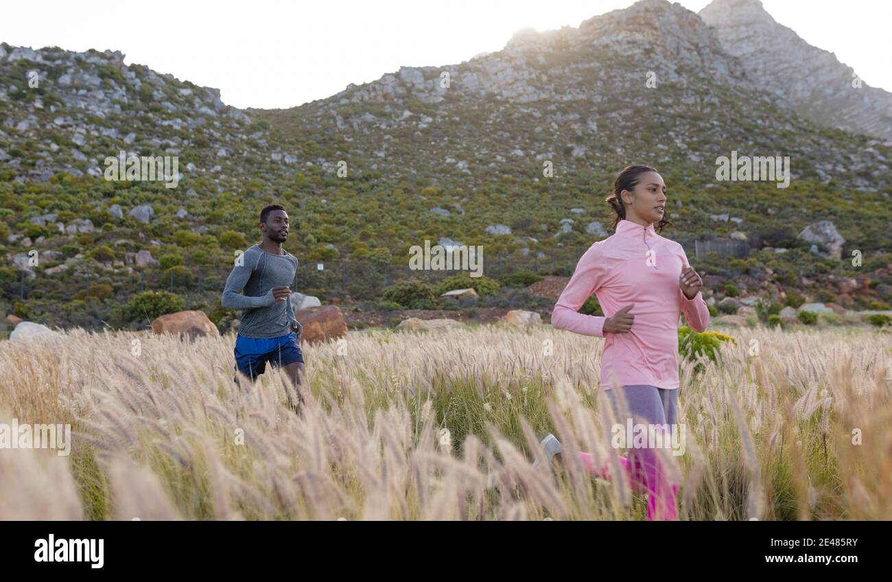 Running through grass hi-res stock photography and images - Alamy