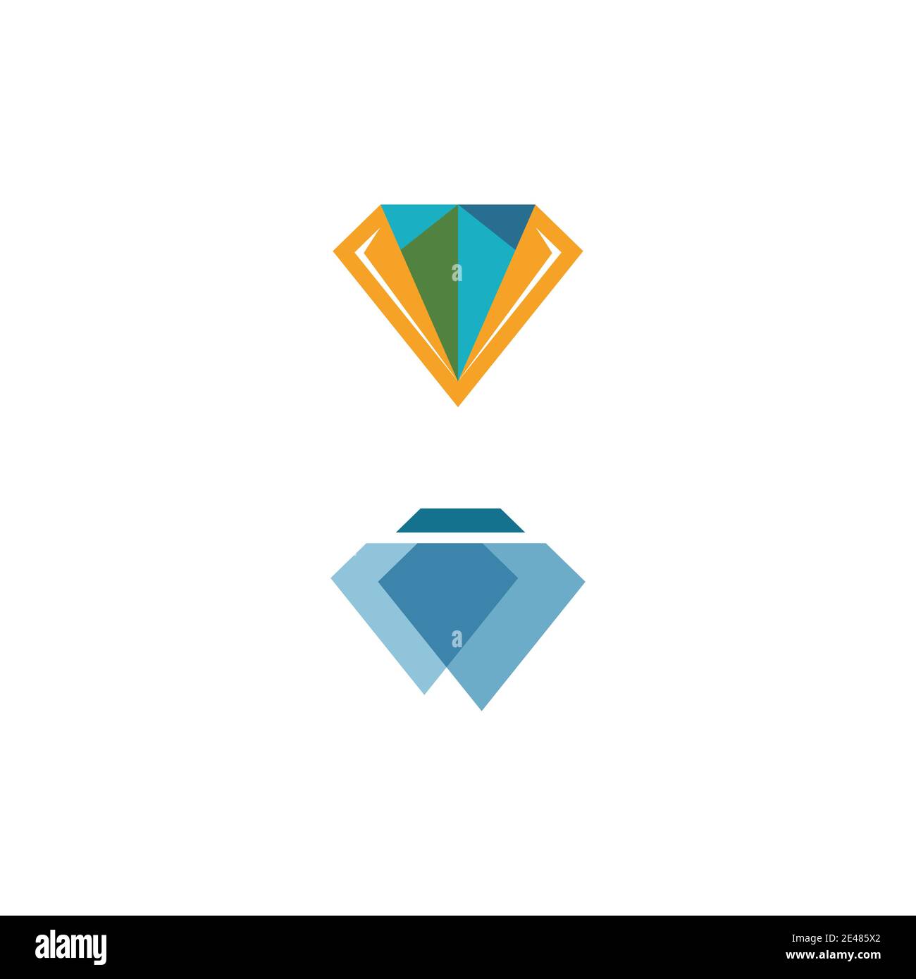 Diamond Logo Template vector symbol nature Stock Vector Image & Art - Alamy