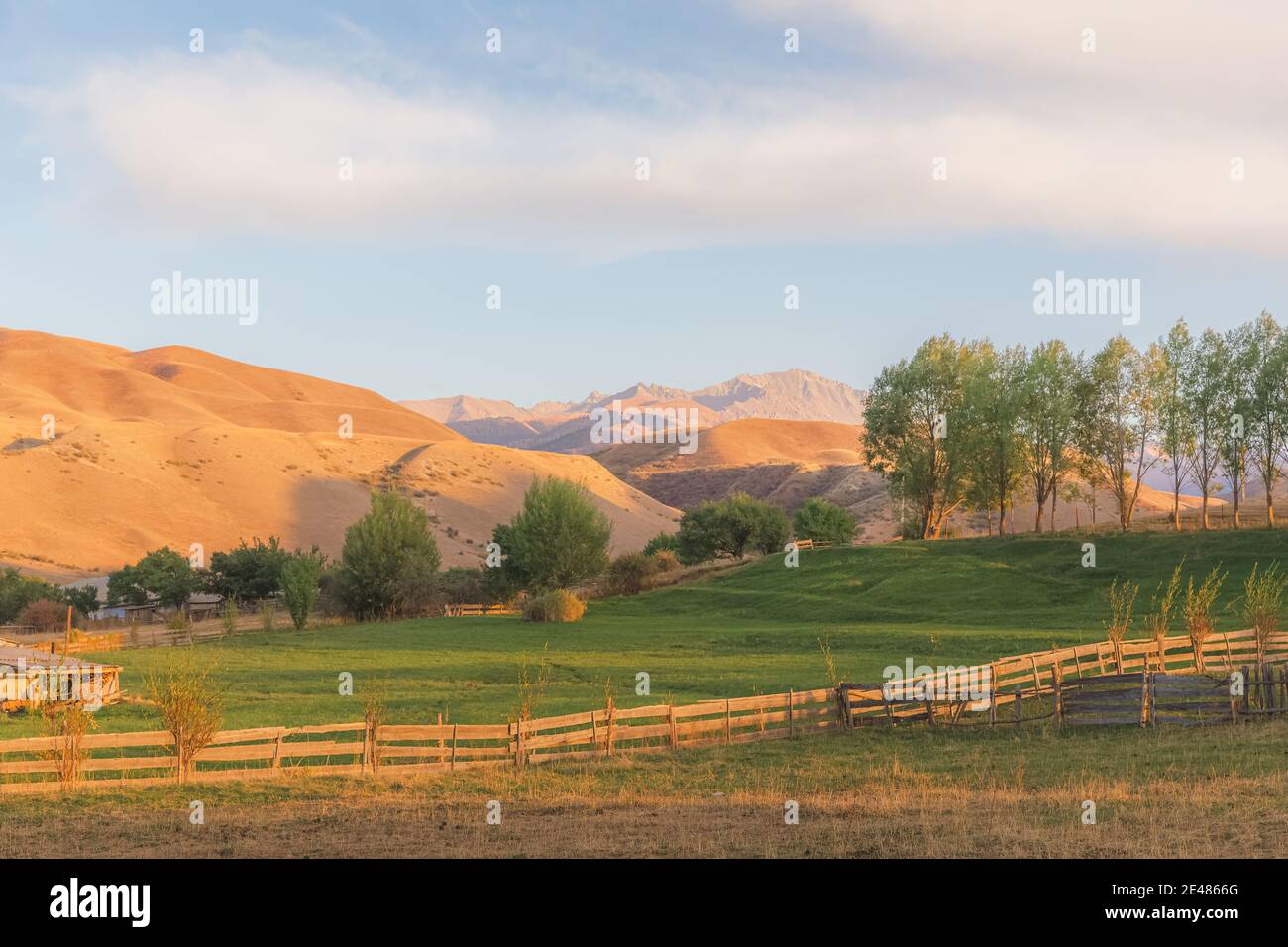 Kazakhstan kazakh village hi-res stock photography and images - Alamy