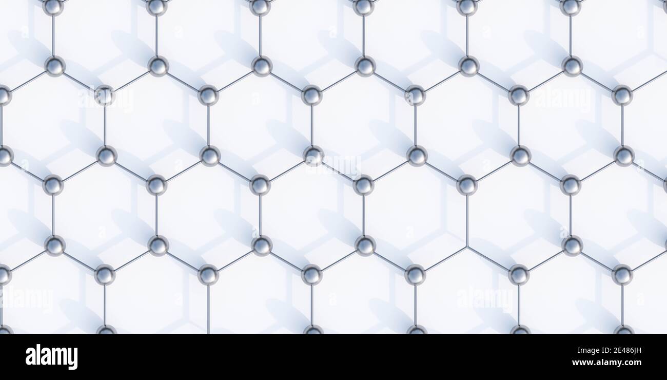 metallic net honey comb structure network, networking, connectivity ...