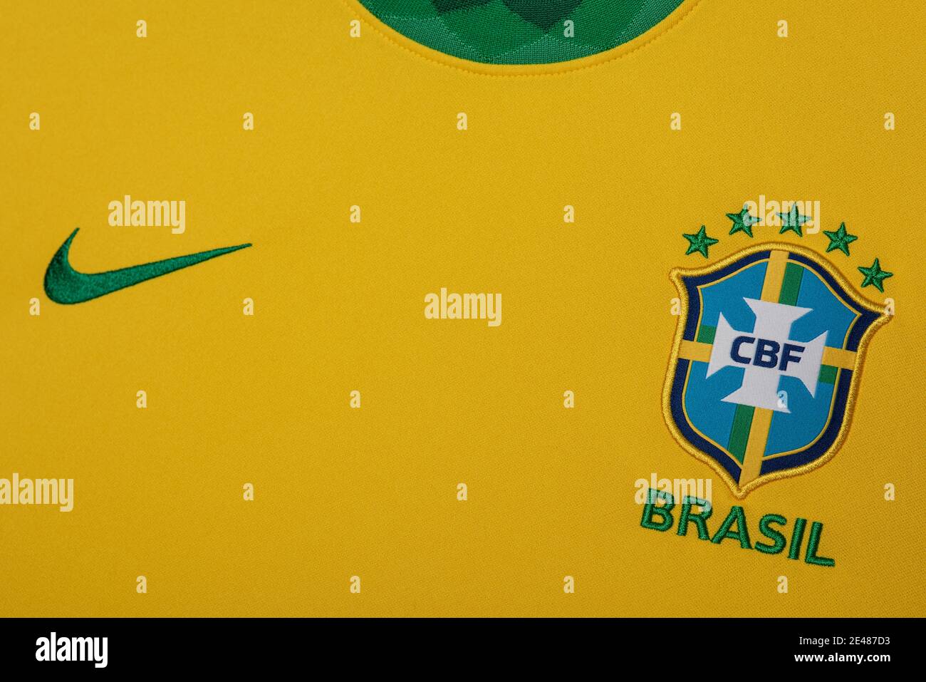 Brazil football badge 2020 hi-res stock photography and images - Alamy