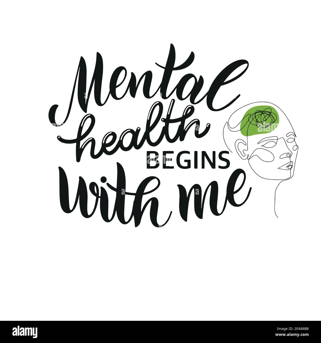 Mental Health Day Quote Mental Health Begins With Me Motivational And