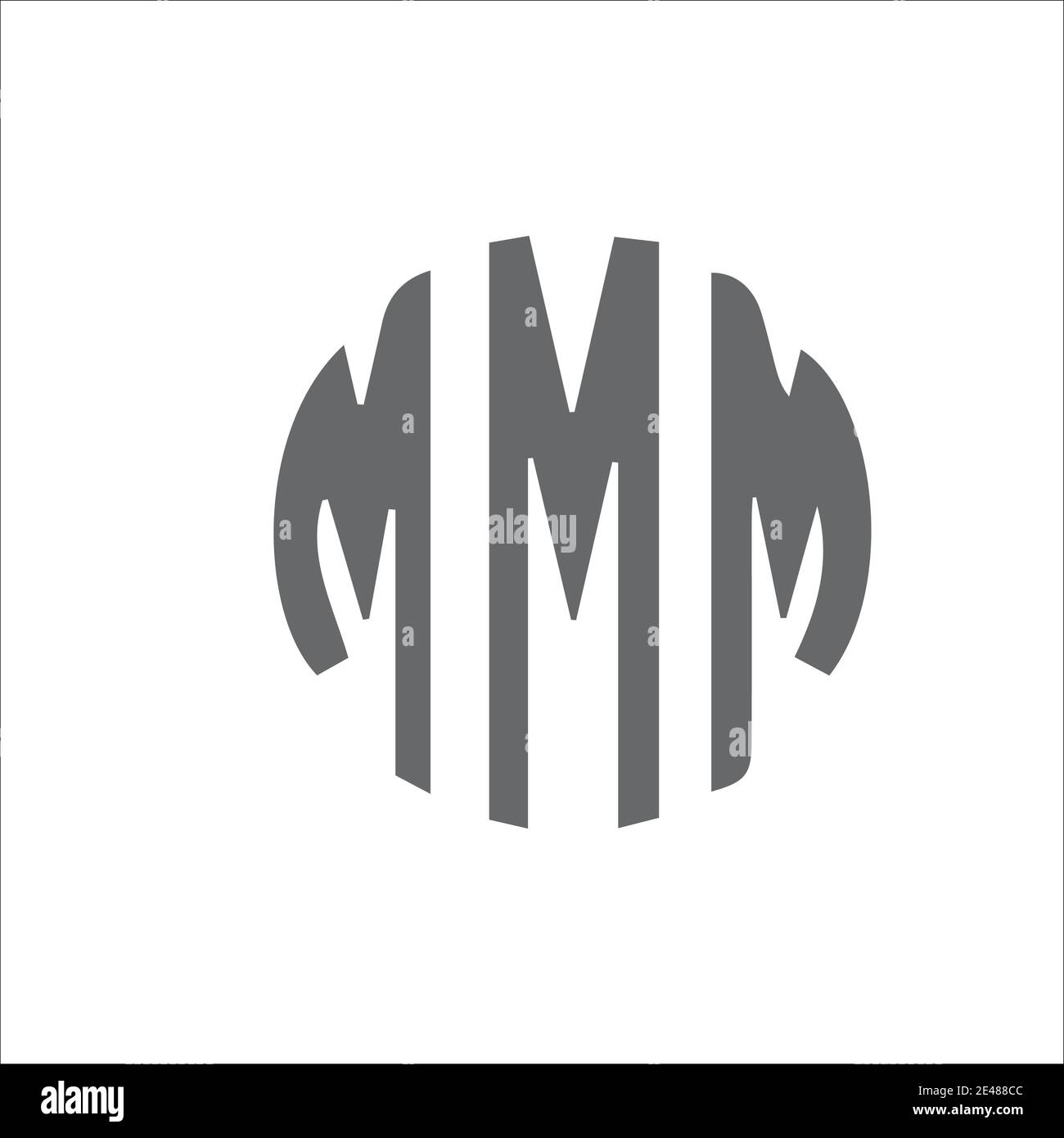 Actual modern circle style alphabet monogram Stock Vector Image & Art ...