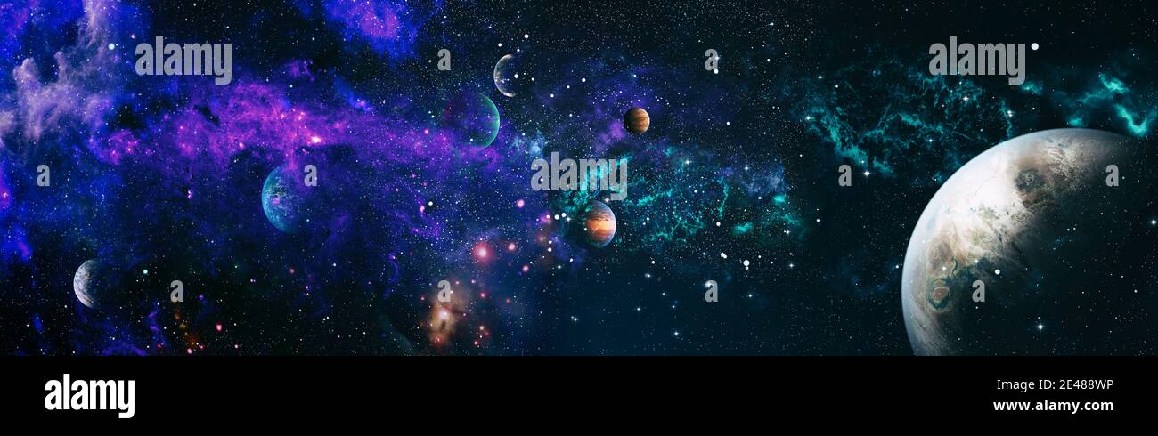 Outer Space Panorama