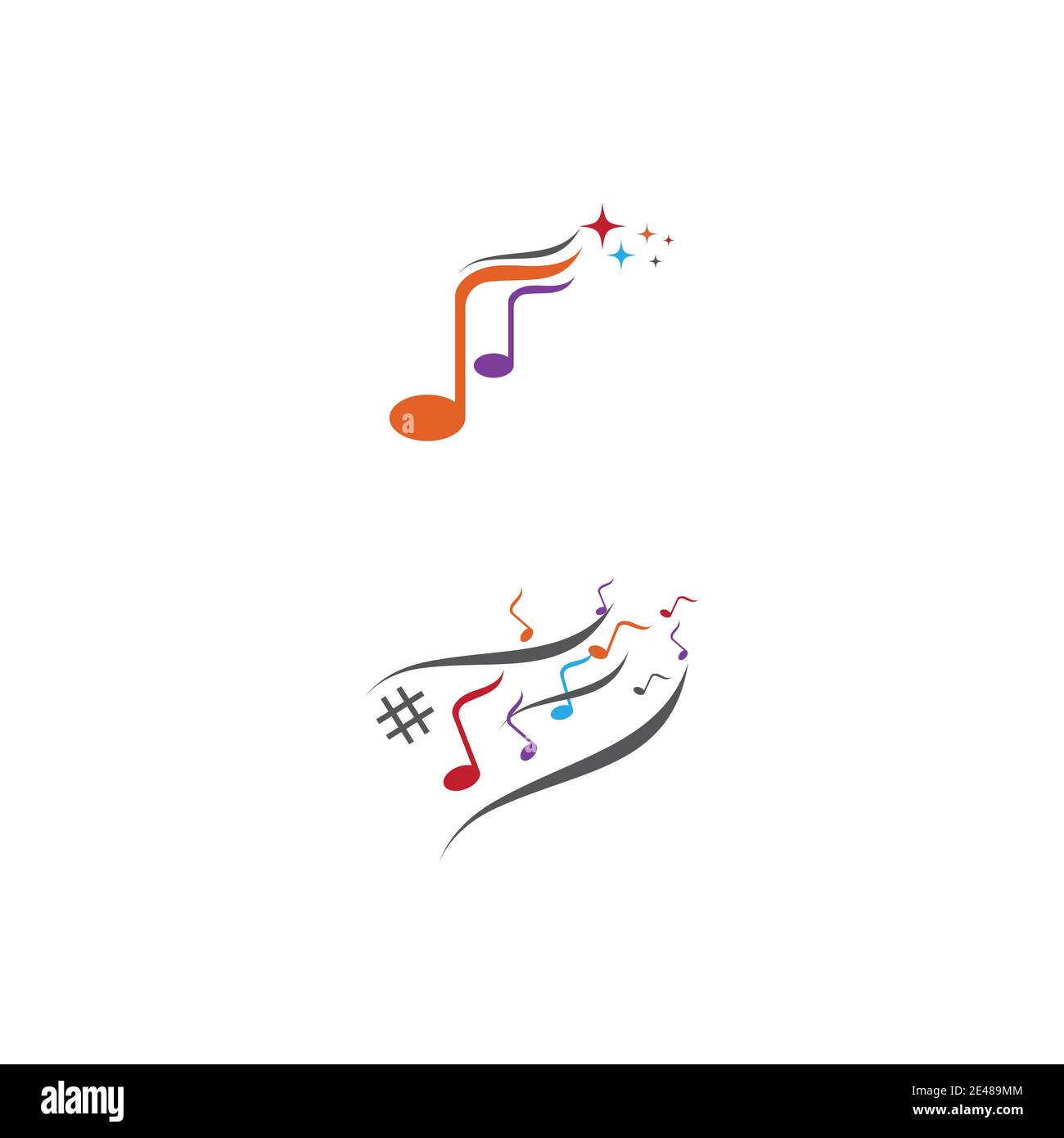 Musik logo Stock Vector Images - Alamy