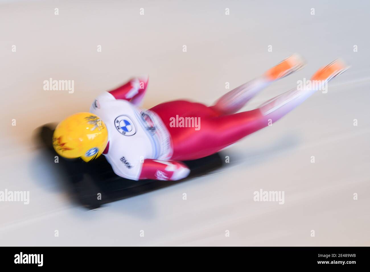 22 January 2021, Bavaria, Schönau Am Königssee: Skeleton: World Cup ...