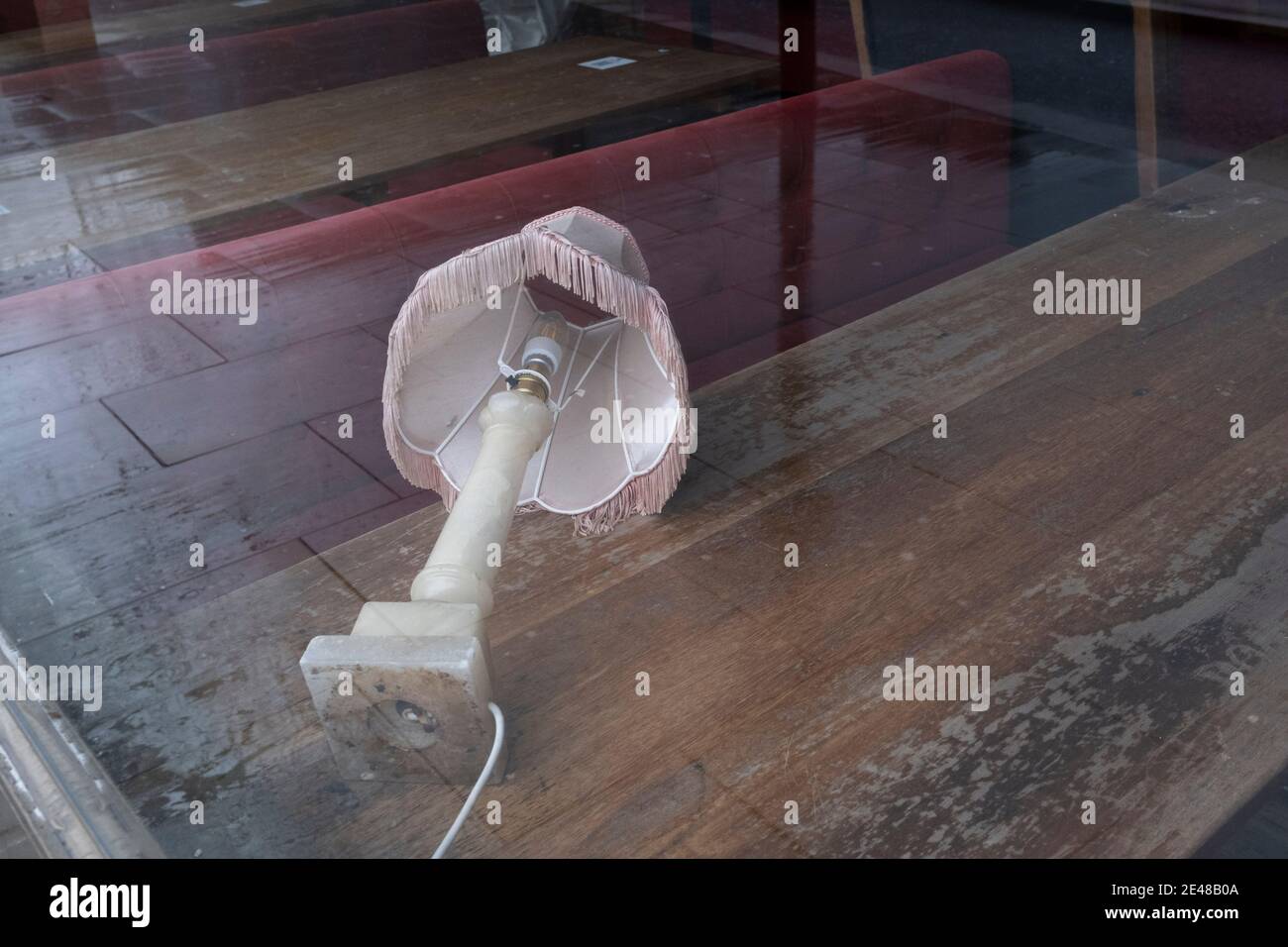 Overturned tables hi-res stock photography and images - Alamy