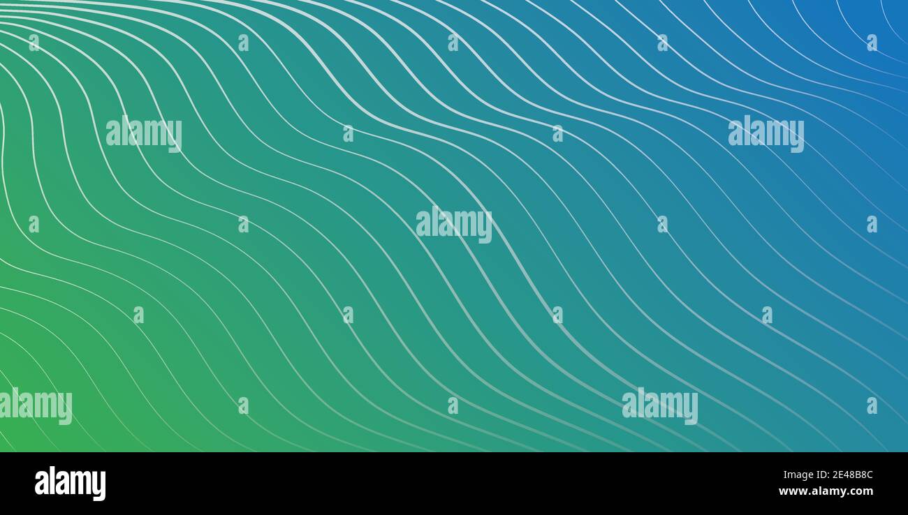 Green blue wave Stock Vector Images - Alamy