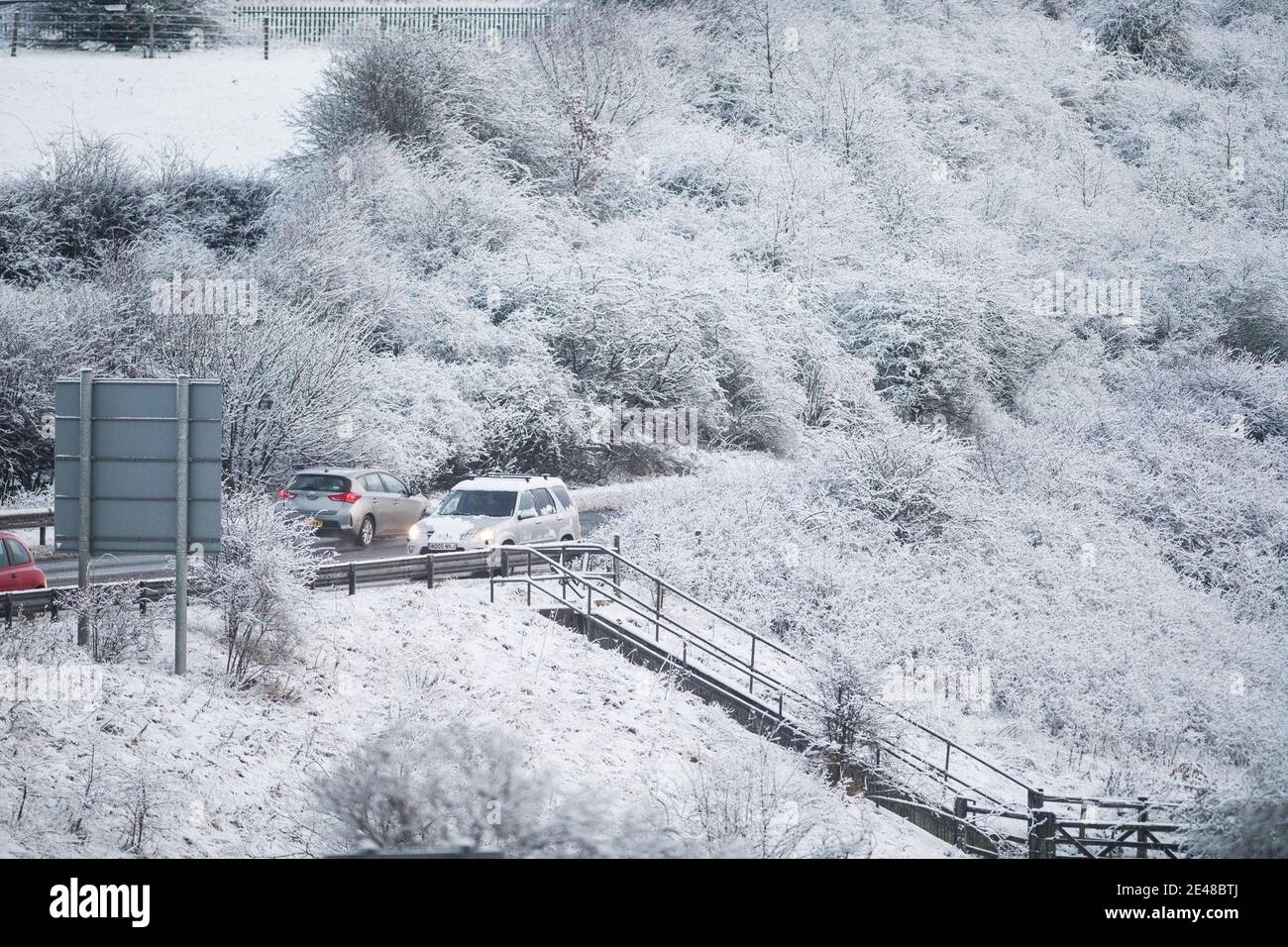 Bishop Auckland, County Durham UK. Tuesday 29th December 2020: As Storm ...