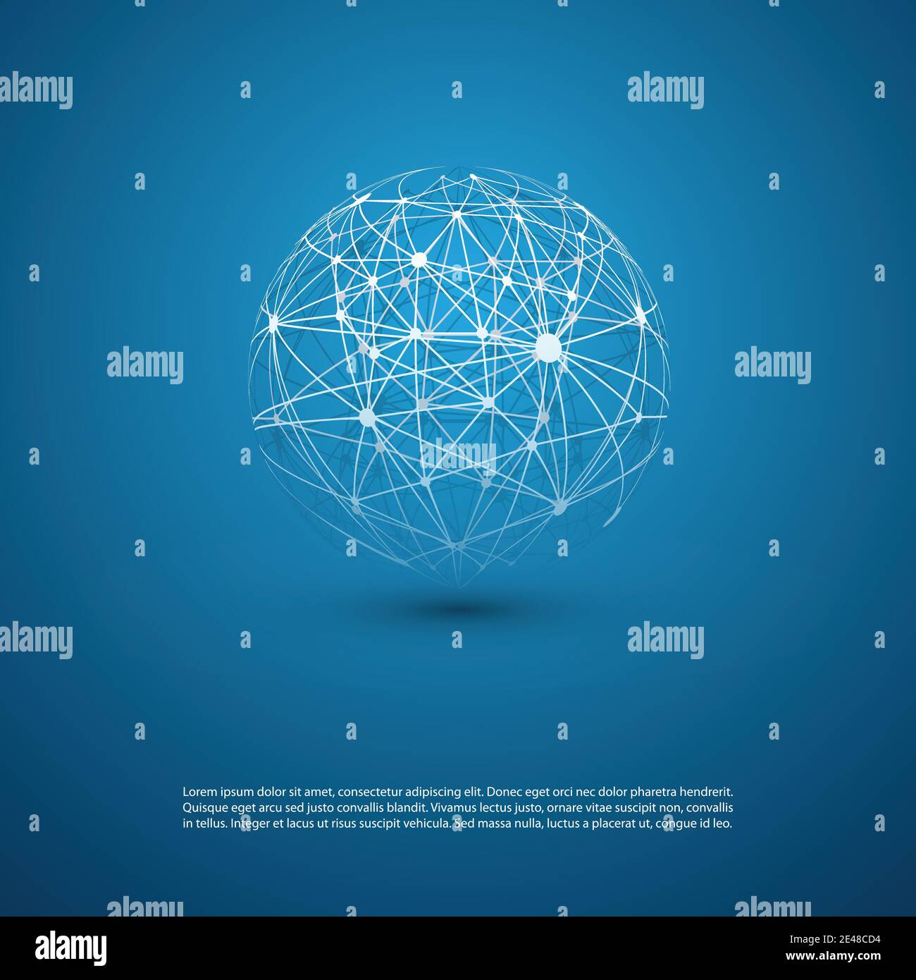 Global Networks - Transparent Wireframe Globe Design, Technology ...