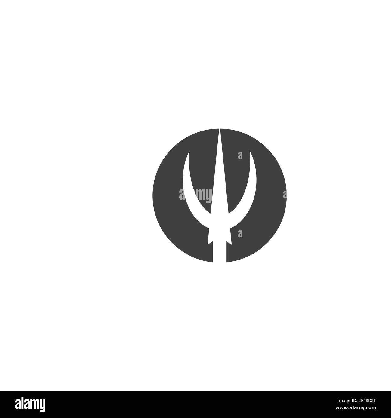 Trident Logo Template vector icon illustration design Stock Vector ...