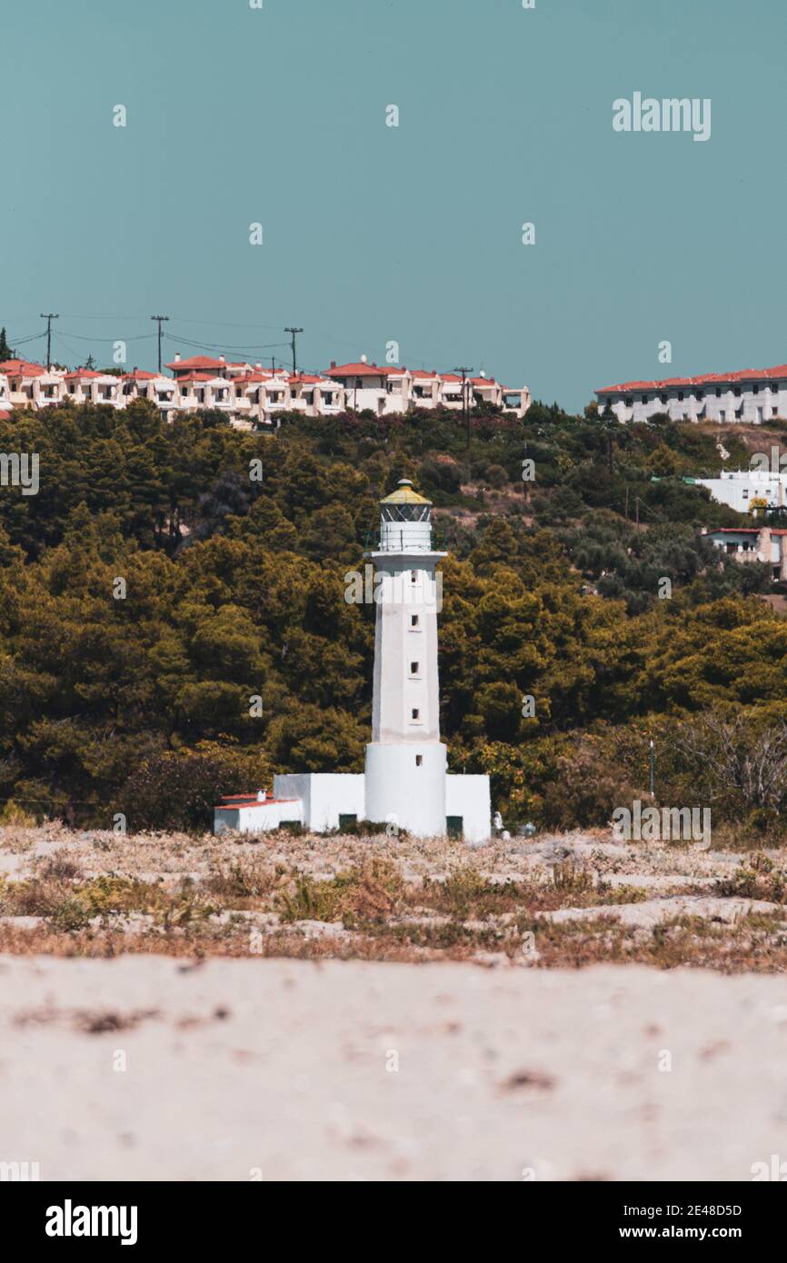 Lighthouse at the beach Stock Photo - Alamy