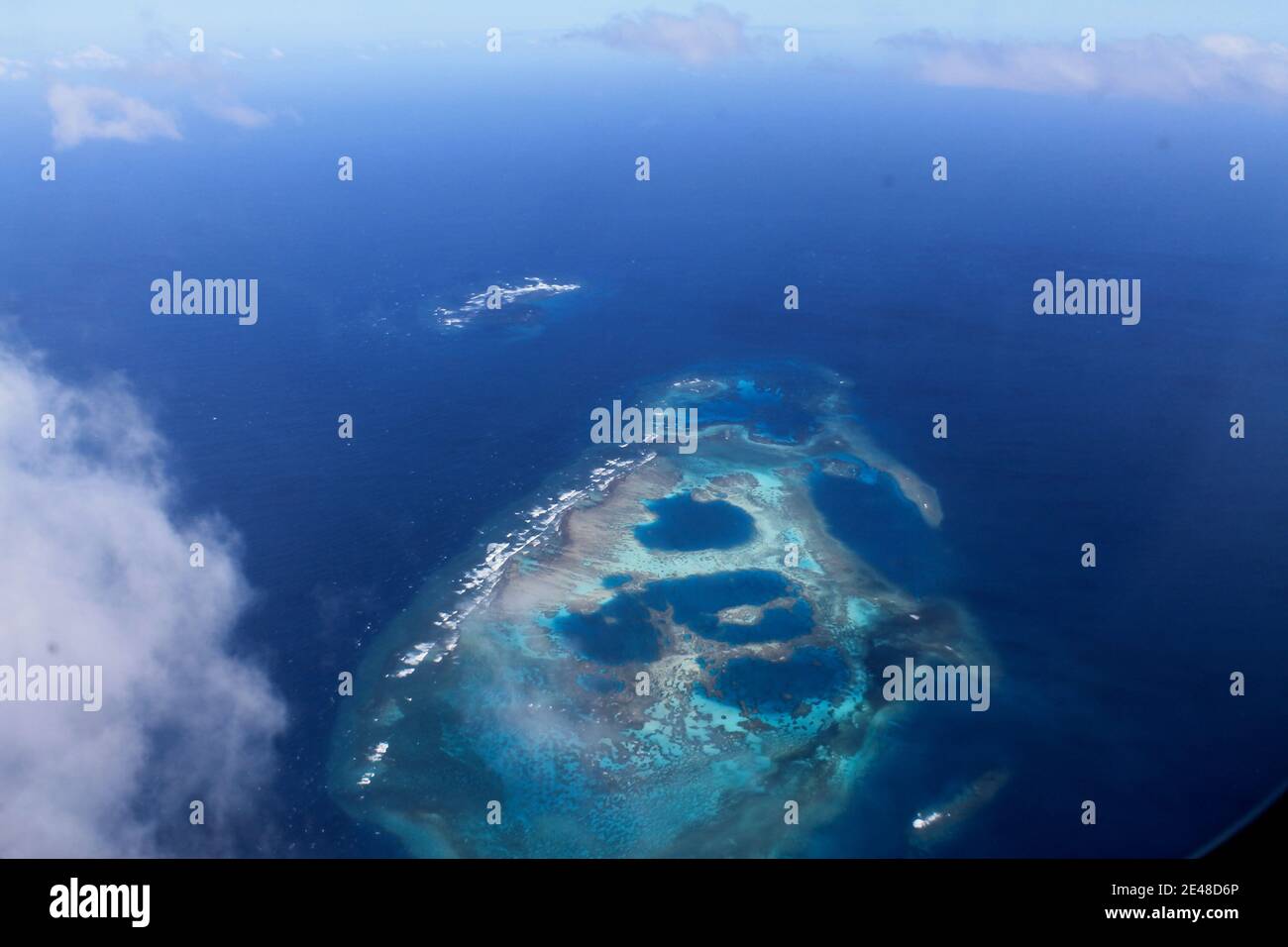 New Caledonian reef from above Stock Photo - Alamy