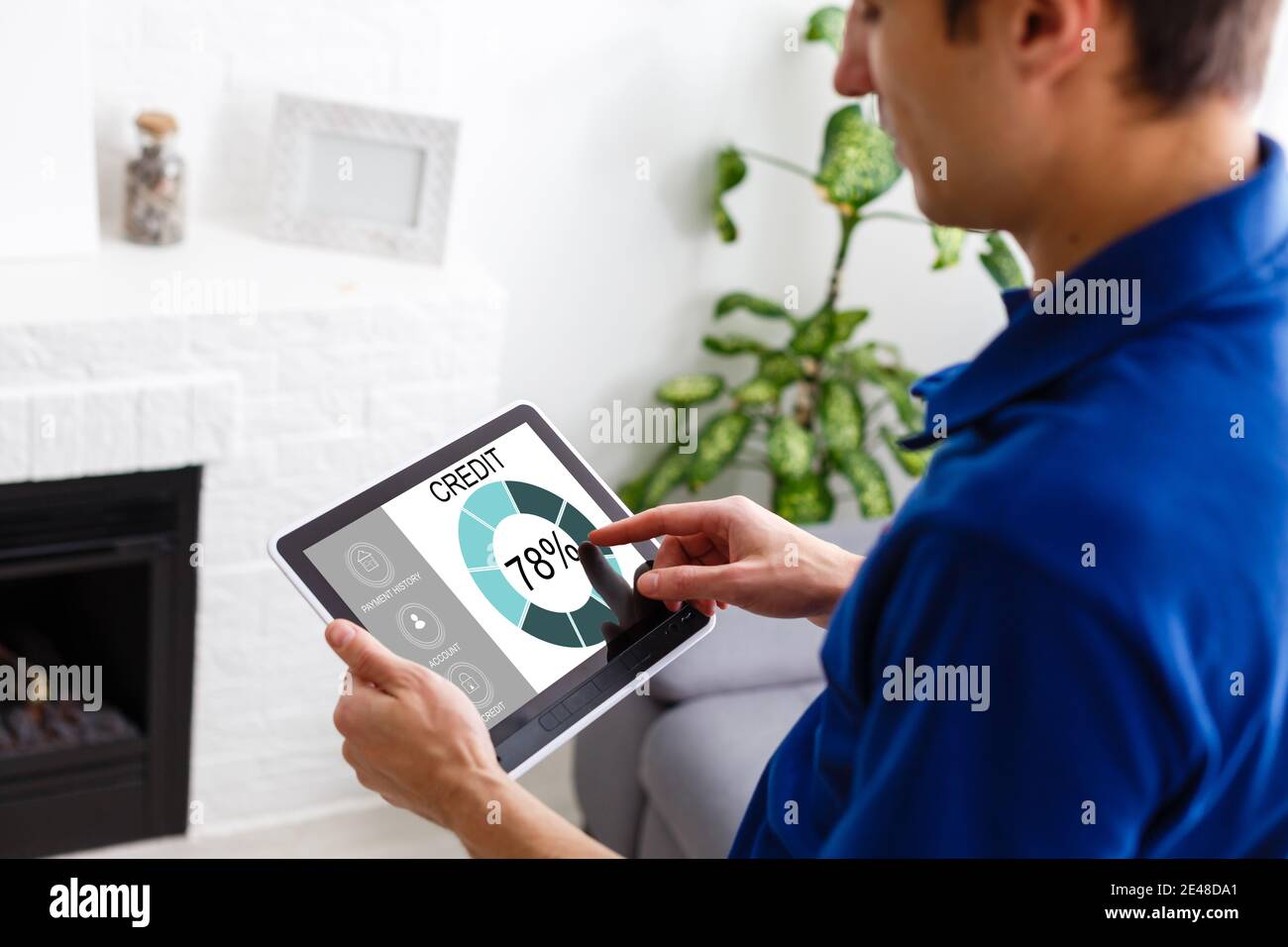 Digital Online Credit Score Finance Rating Record Concept Stock Photo ...