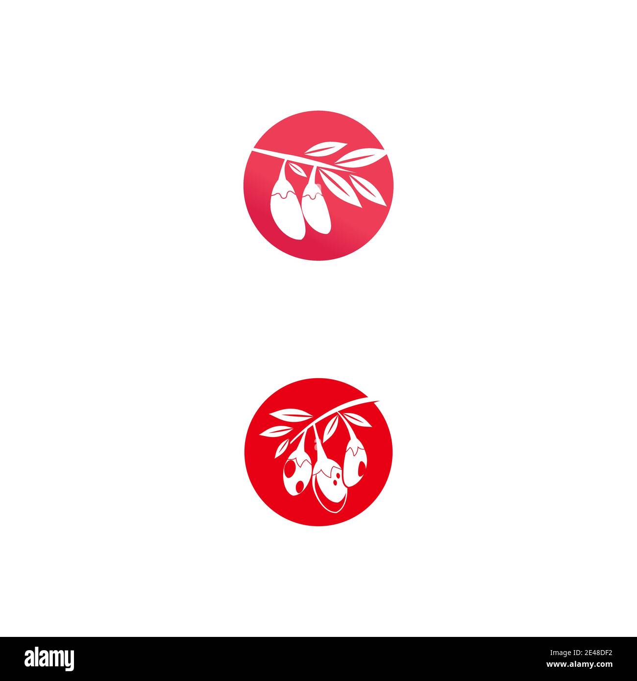 Goji vector vectors hi-res stock photography and images - Alamy