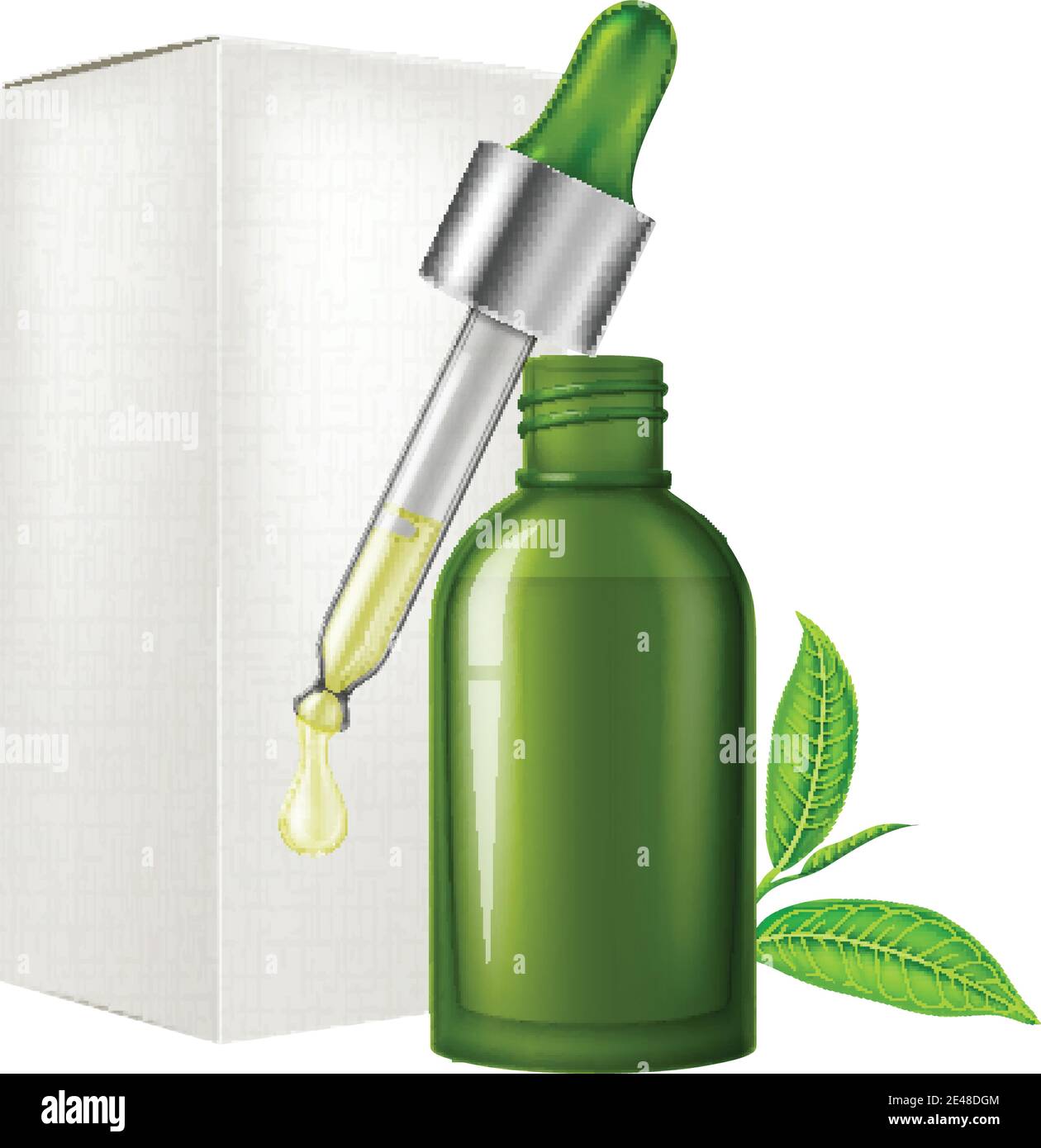 Bottle essence tea Stock Vector Images - Alamy