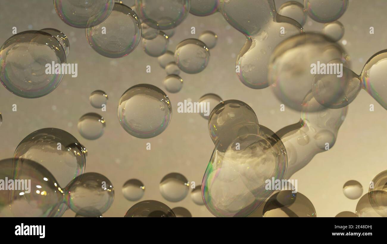 Bubbles at night Stock Photo - Alamy