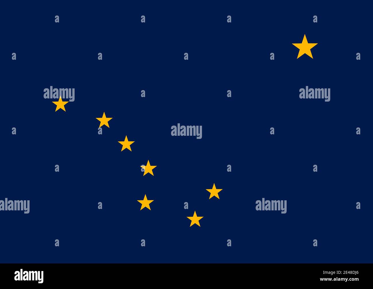 Alaskan flag Stock Vector Images - Alamy