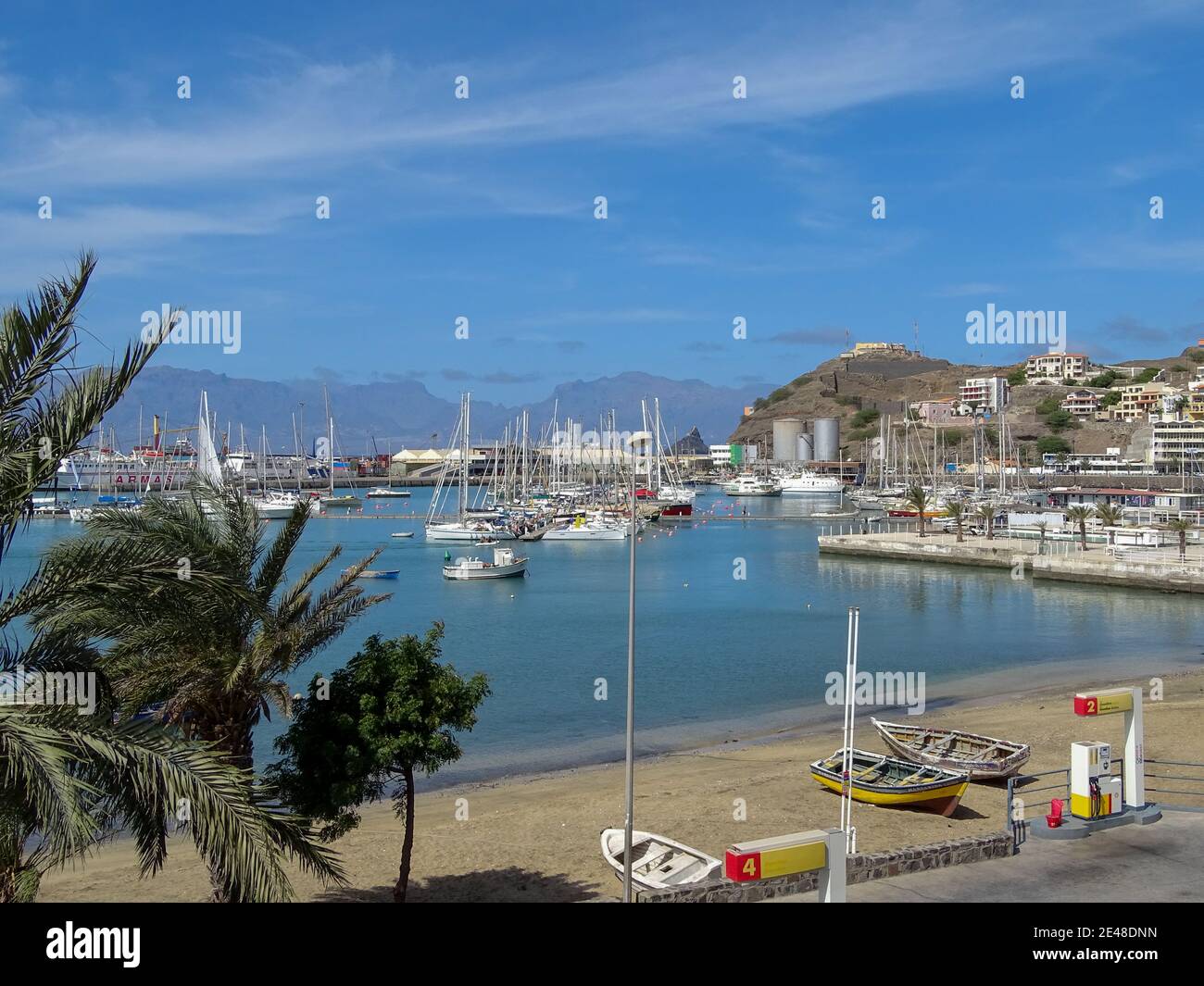 Mindelo city, Cape Verde, Sao Vicente Island Stock Photo - Alamy