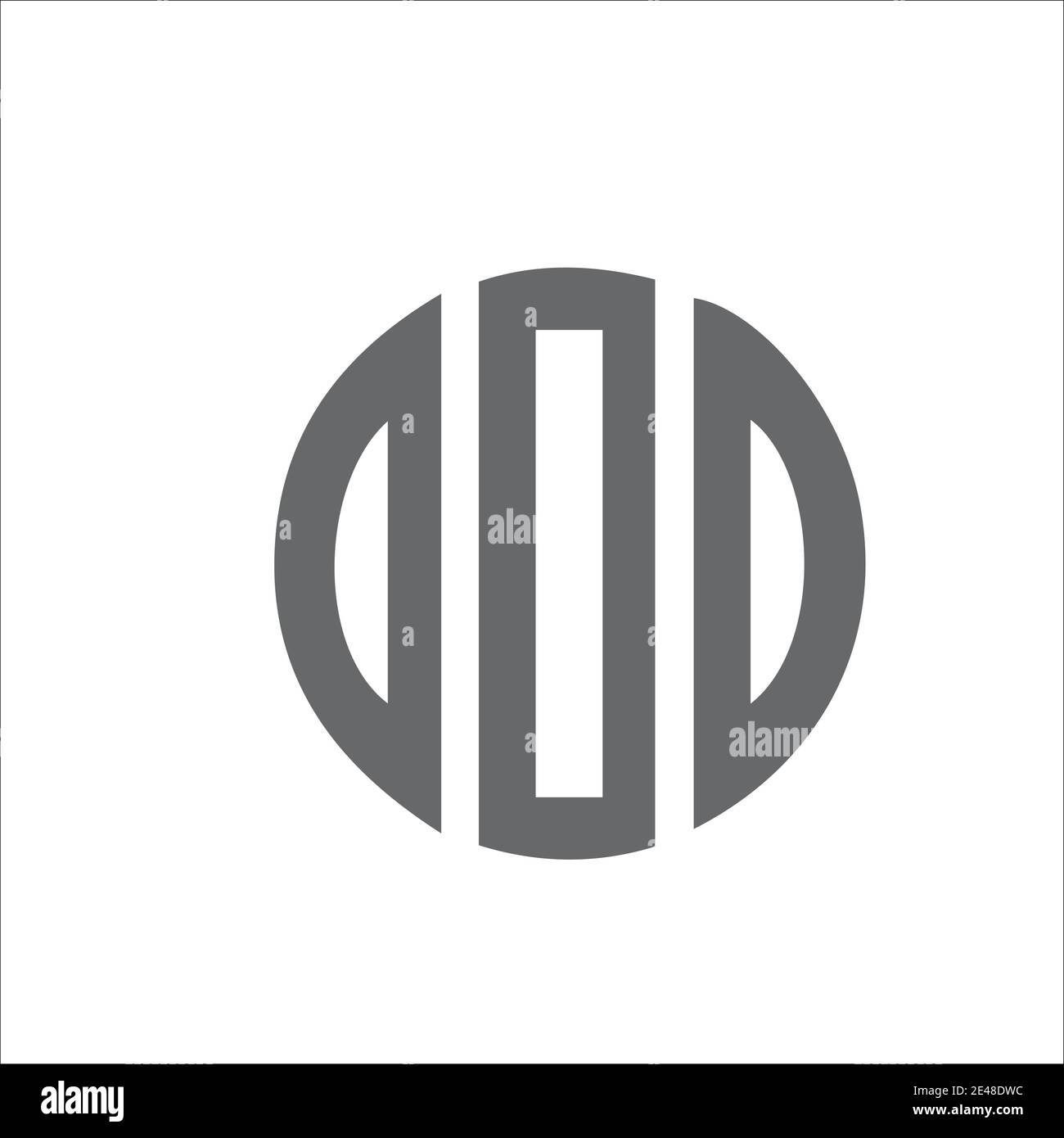Actual modern circle style alphabet monogram Stock Vector Image & Art ...