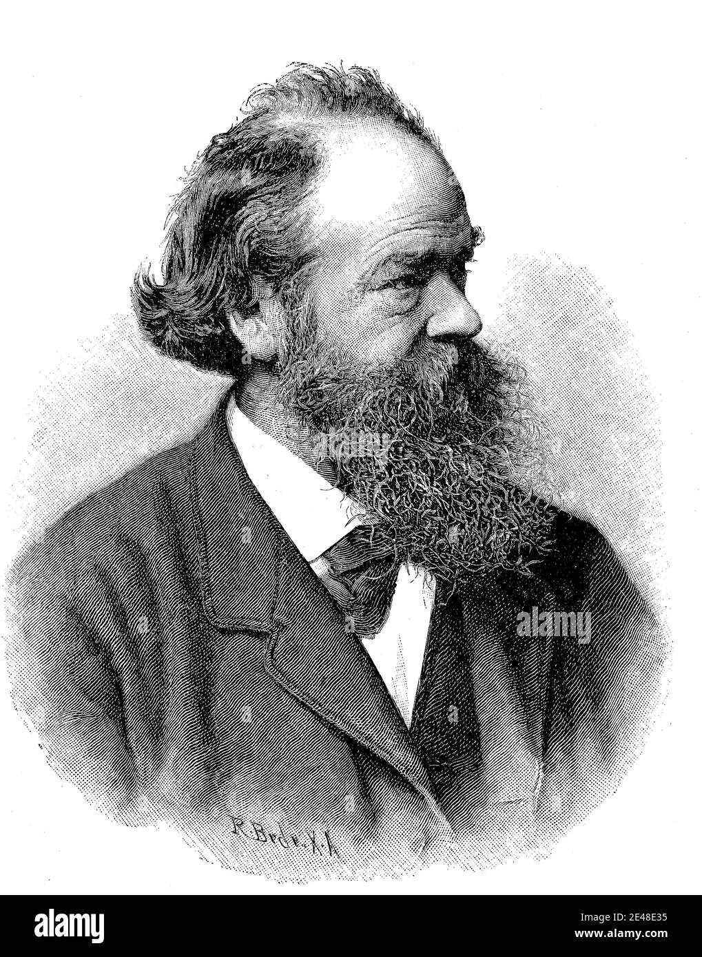 Robert Freiherr von Hornstein, 5 December 1833 - 19 July 1890, a German ...