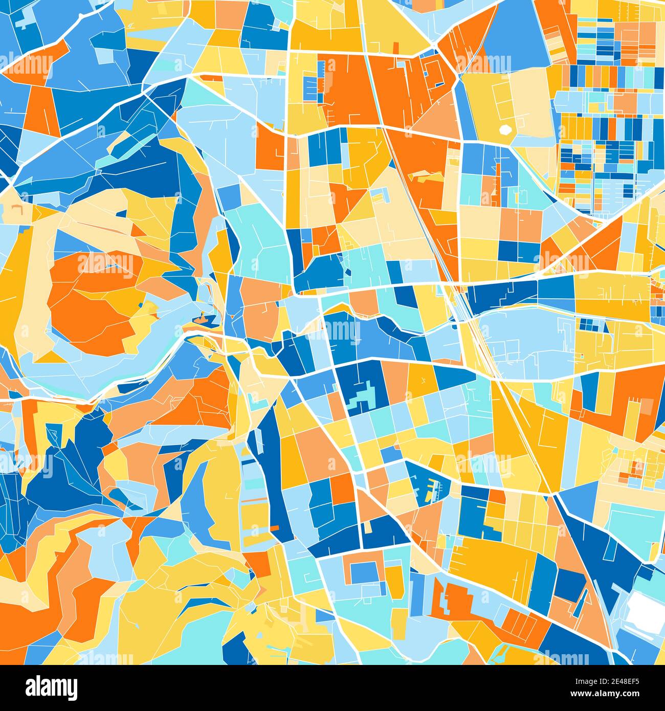 Modling street map Stock Vector Images - Alamy