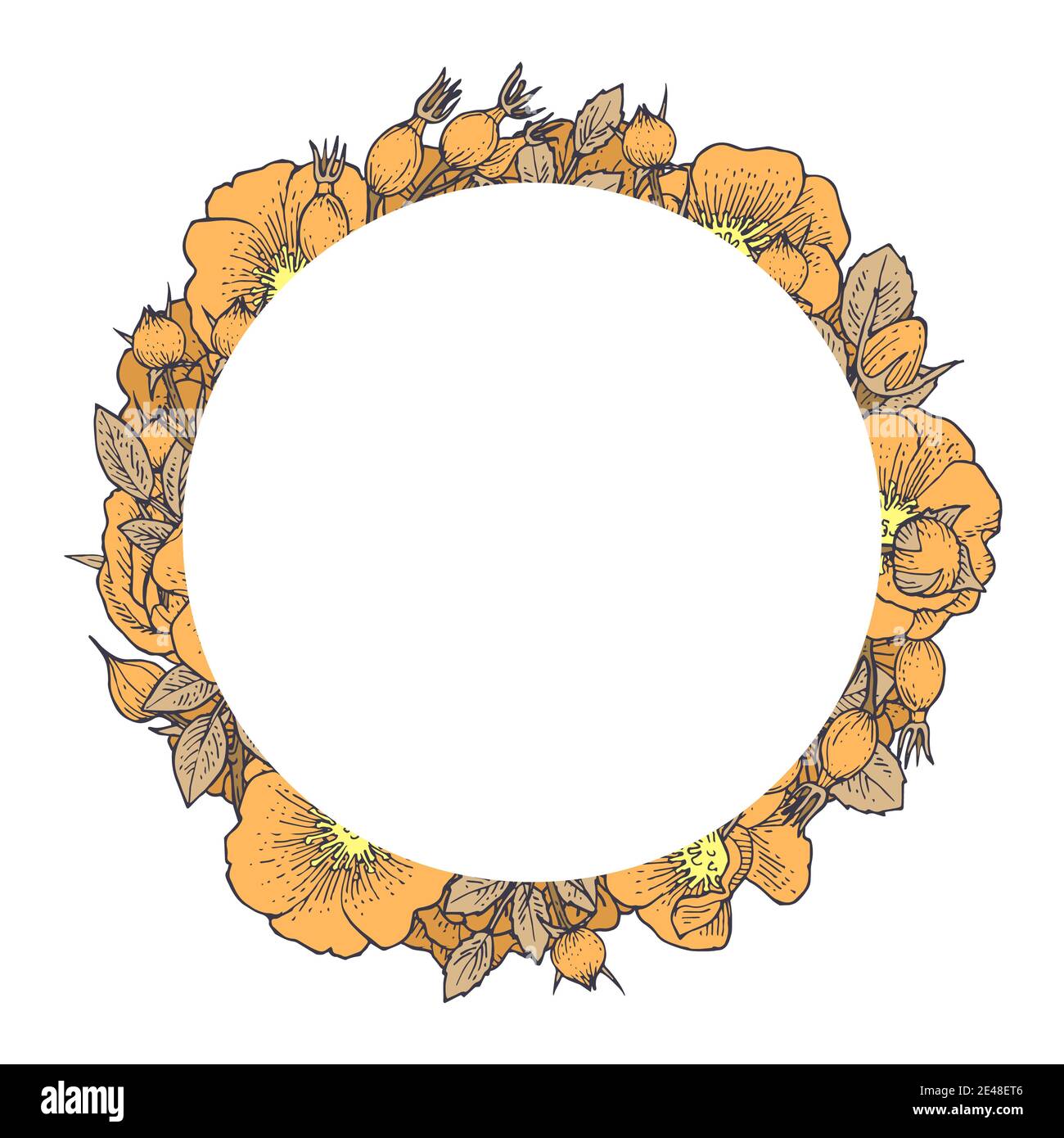 Retro outline frame hi-res stock photography and images - Alamy