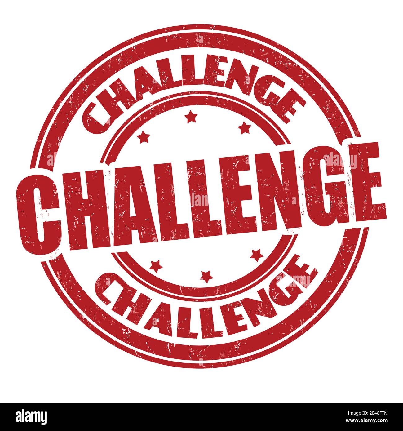Challenge grunge rubber stamp on white background, vector illustration ...
