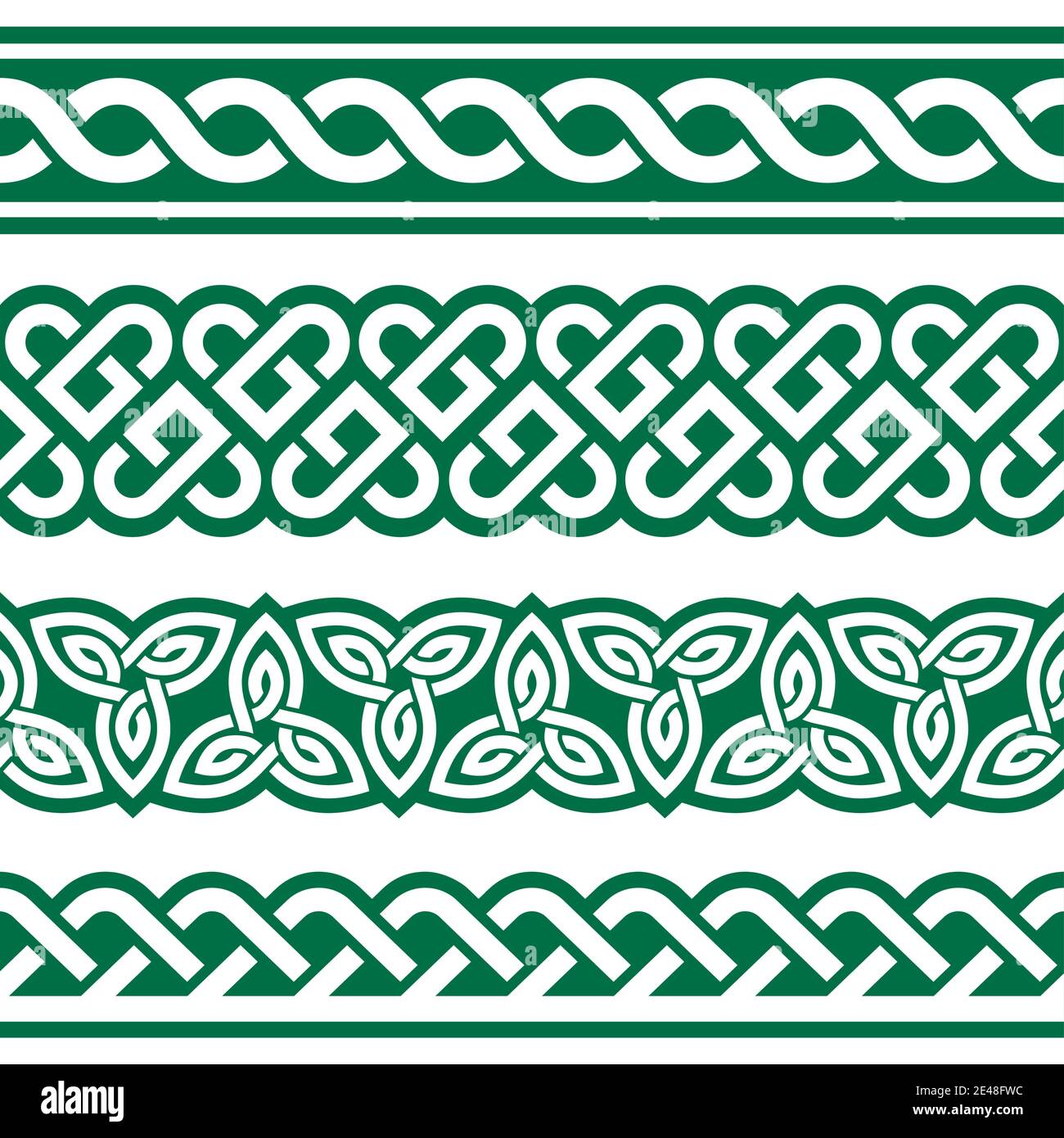 Irish Celtic Knot Border