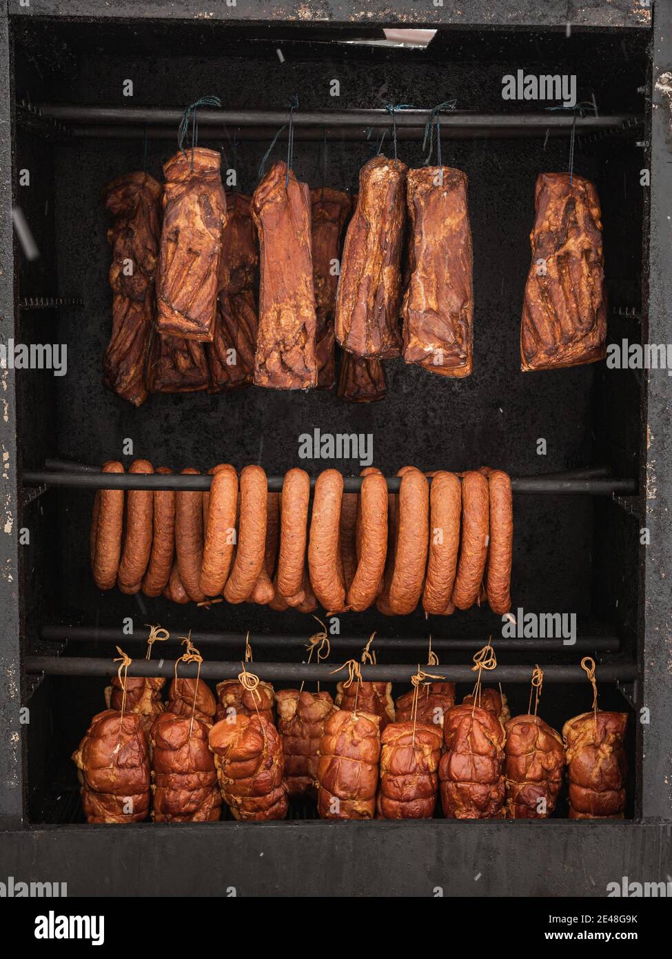 Meat smoker hi-res stock photography and images - Alamy
